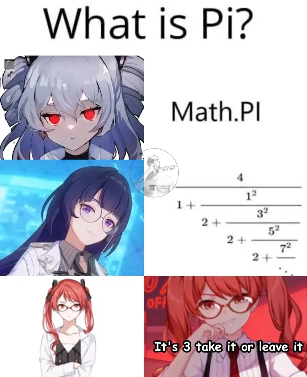 Programmer vs Scientist vs Engineer on pi π Honkai Impact 3rd | HoYoLAB