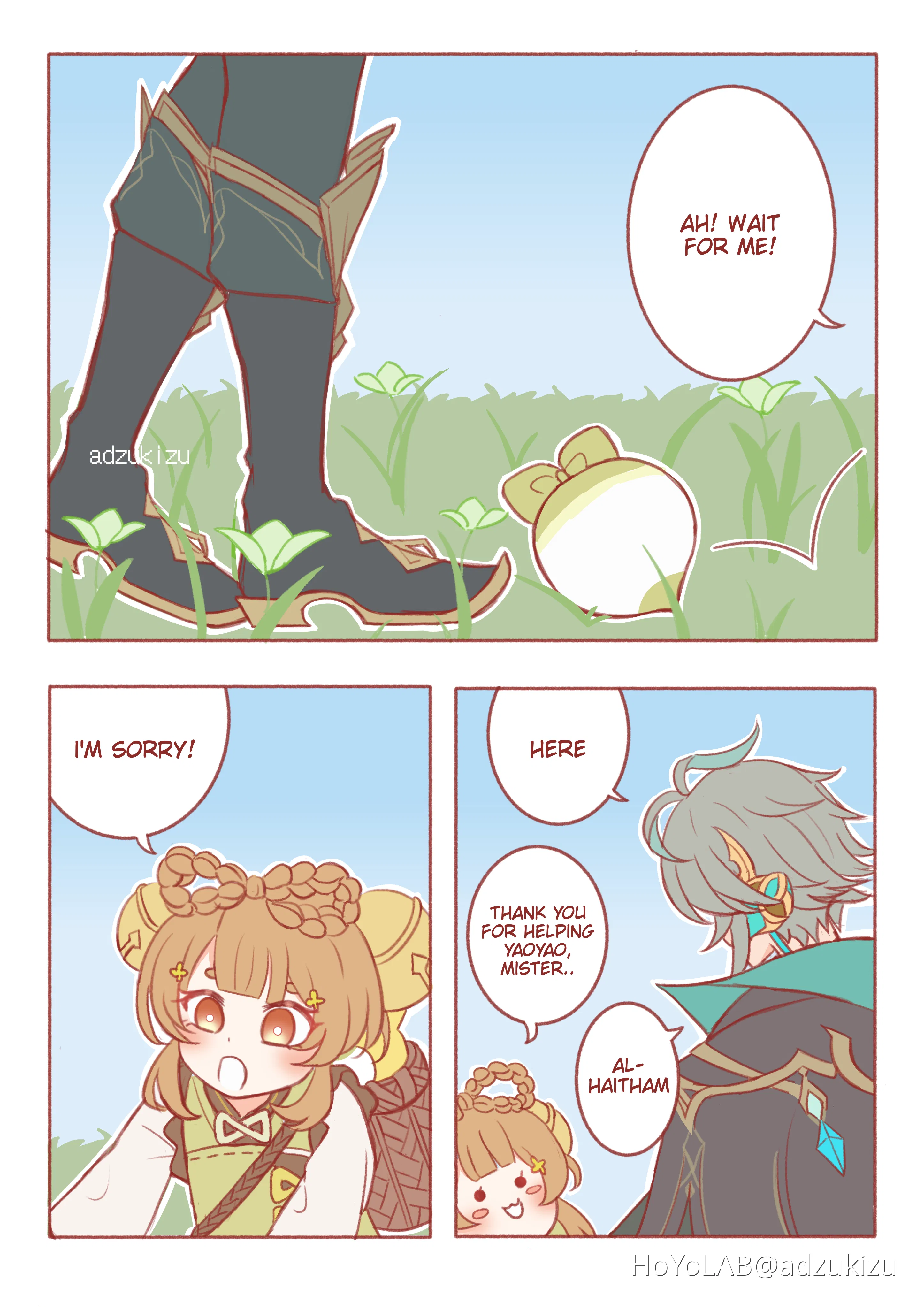 Alhaitham meeting Yaoyao and Yuegui Genshin Impact | HoYoLAB