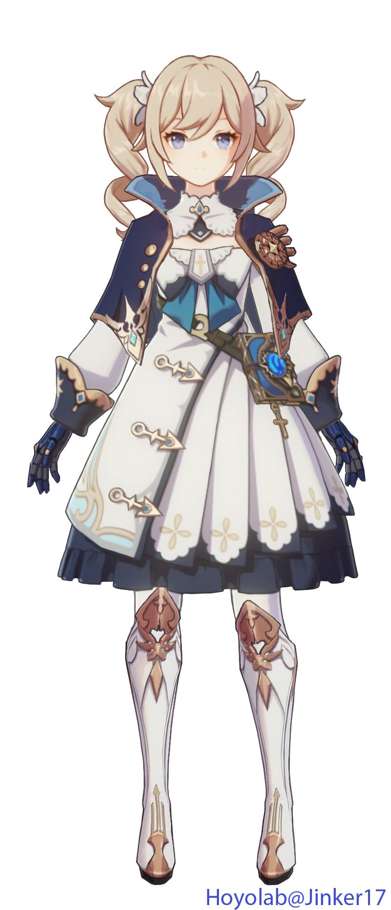 Knight Barbara with Jean Costume Genshin Impact | HoYoLAB