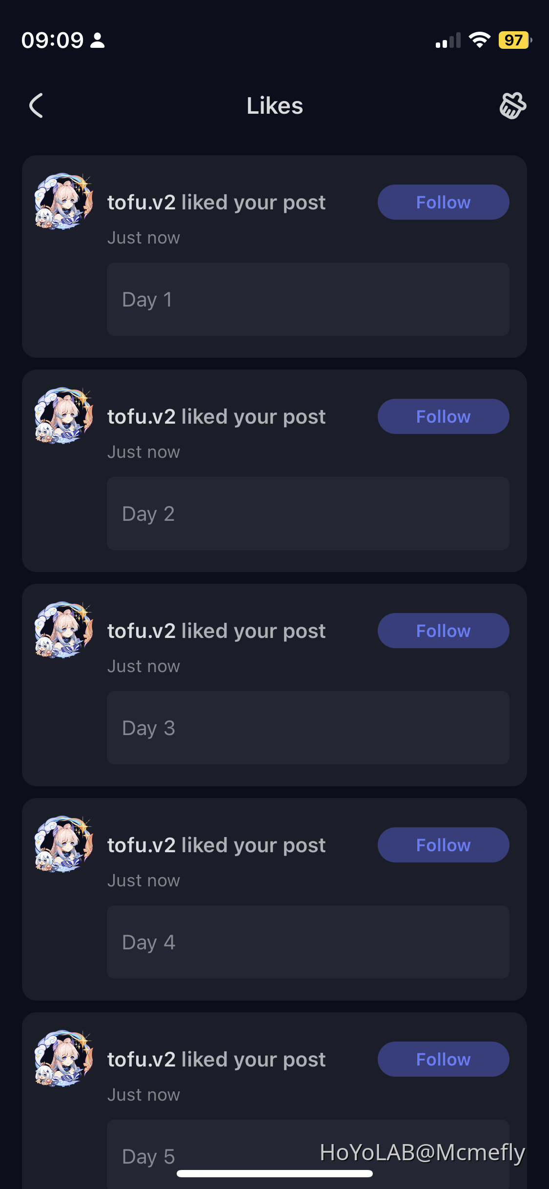 Tofu.v2, I appreciate your likes but pls don’t blow up my messages. TwT ...