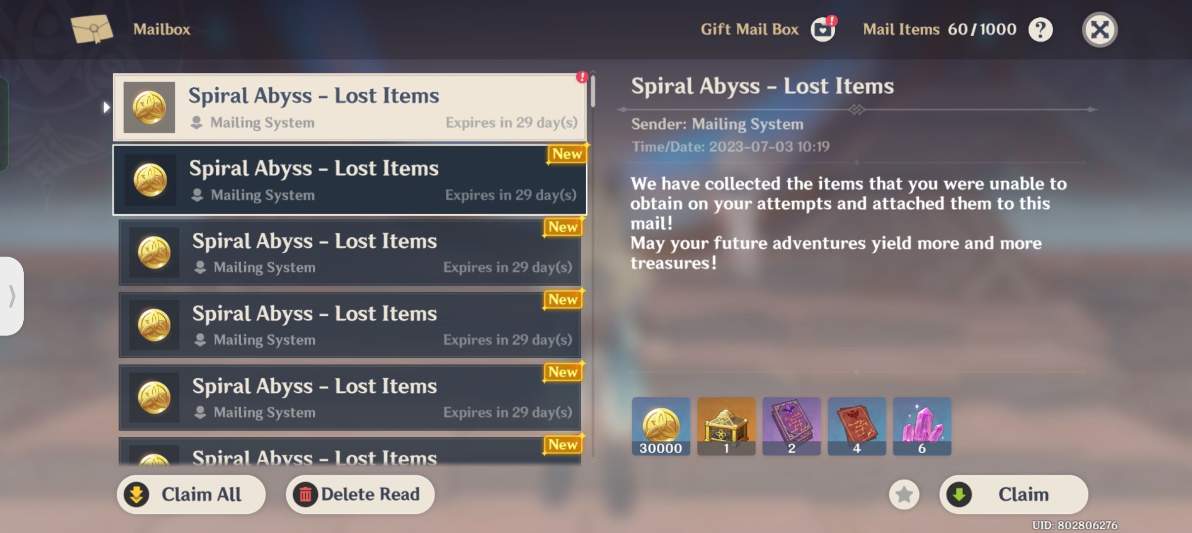 Max limit. Again. Genshin Impact | HoYoLAB