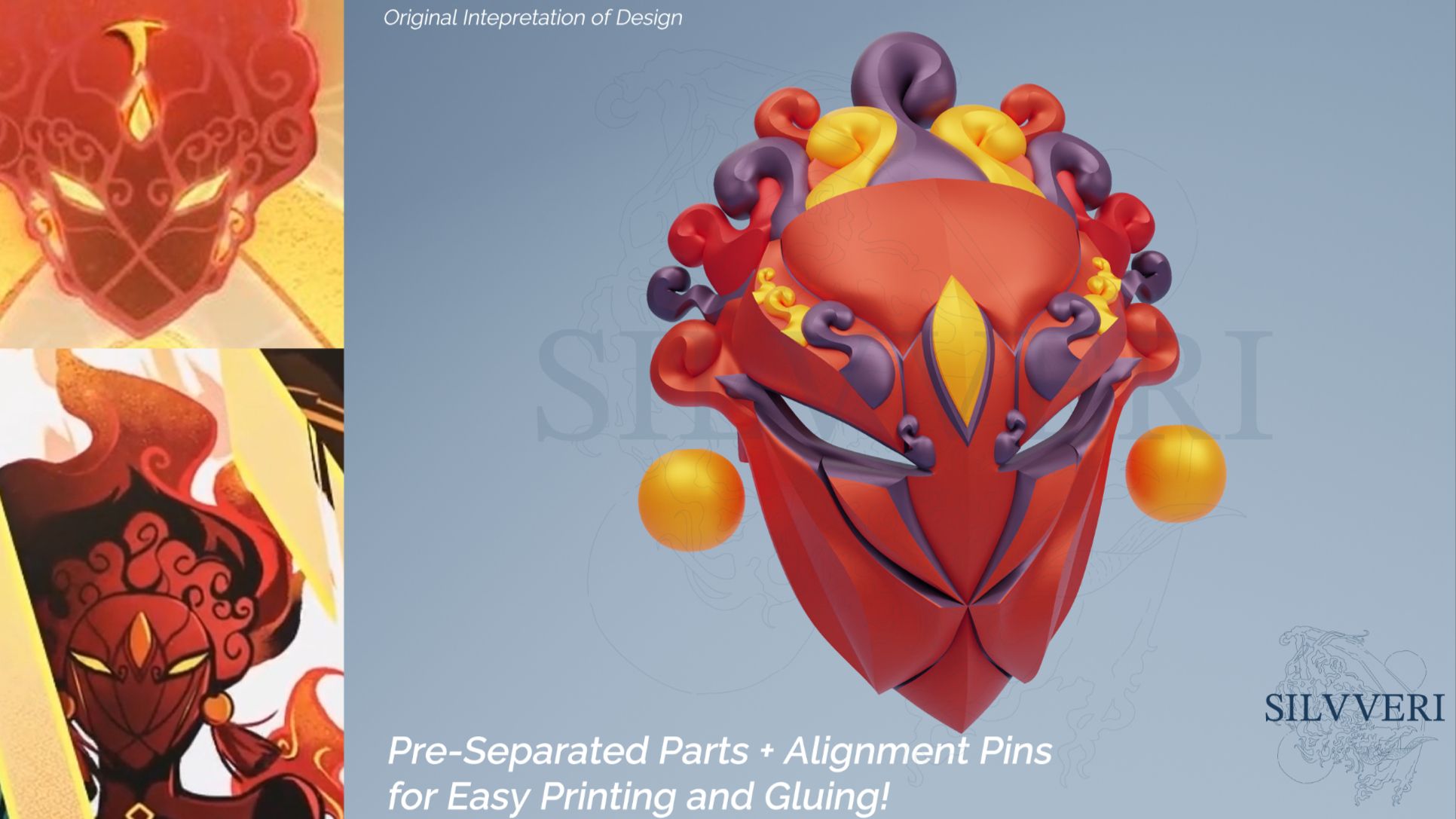 3D Printable Indarias Yaksha Mask! Genshin Impact | HoYoLAB