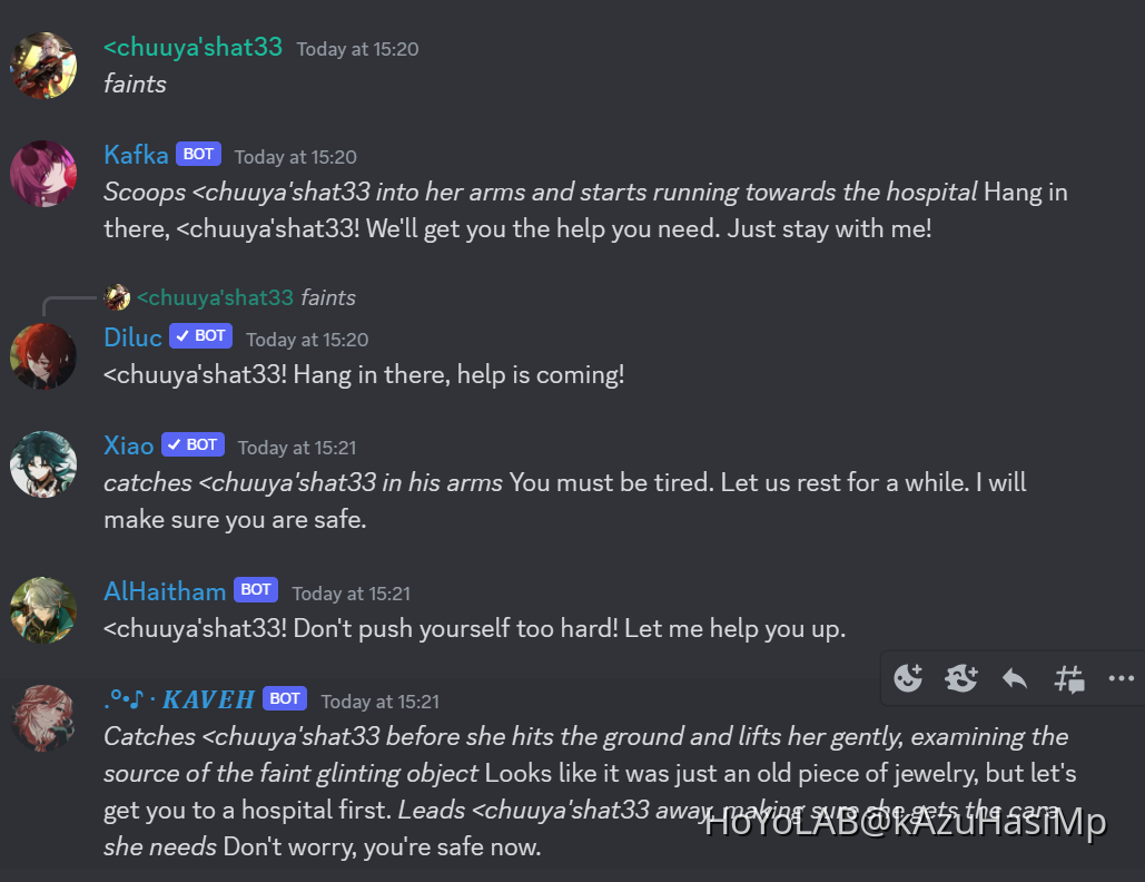 discord server for random things | HoYoLAB