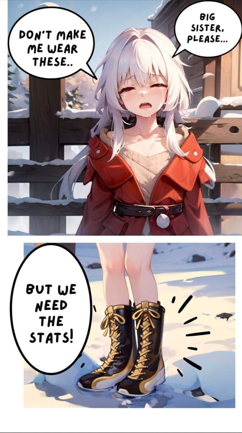 bare feet become natural, even on cold snow... Honkai: Star Rail | HoYoLAB