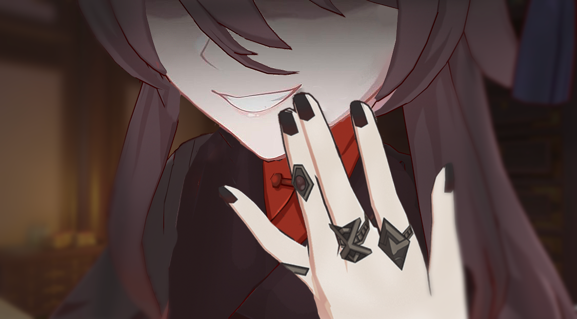 why is hutao smiling? Genshin Impact | HoYoLAB