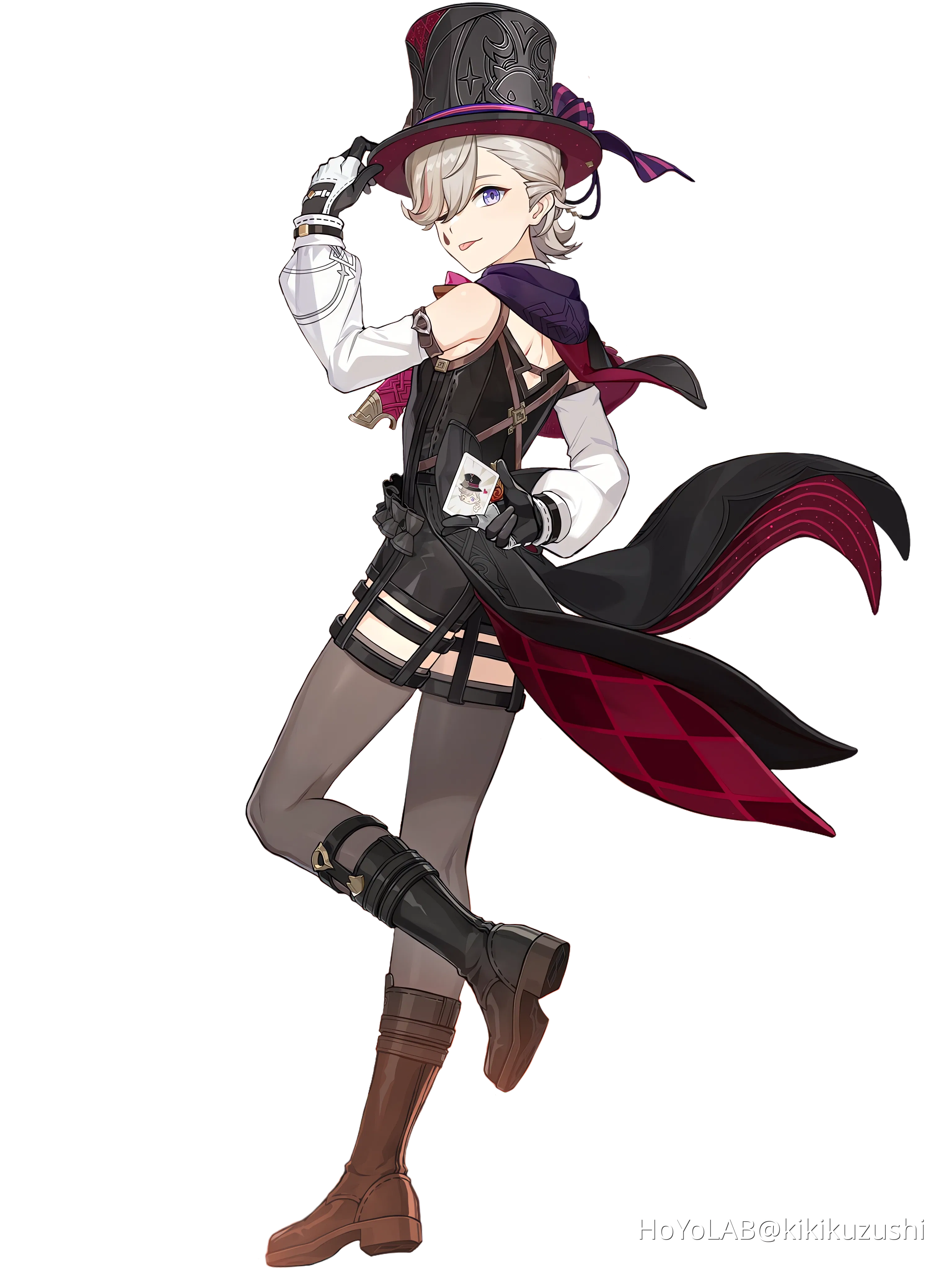Lyney Transparent PNG Version Genshin Impact | HoYoLAB