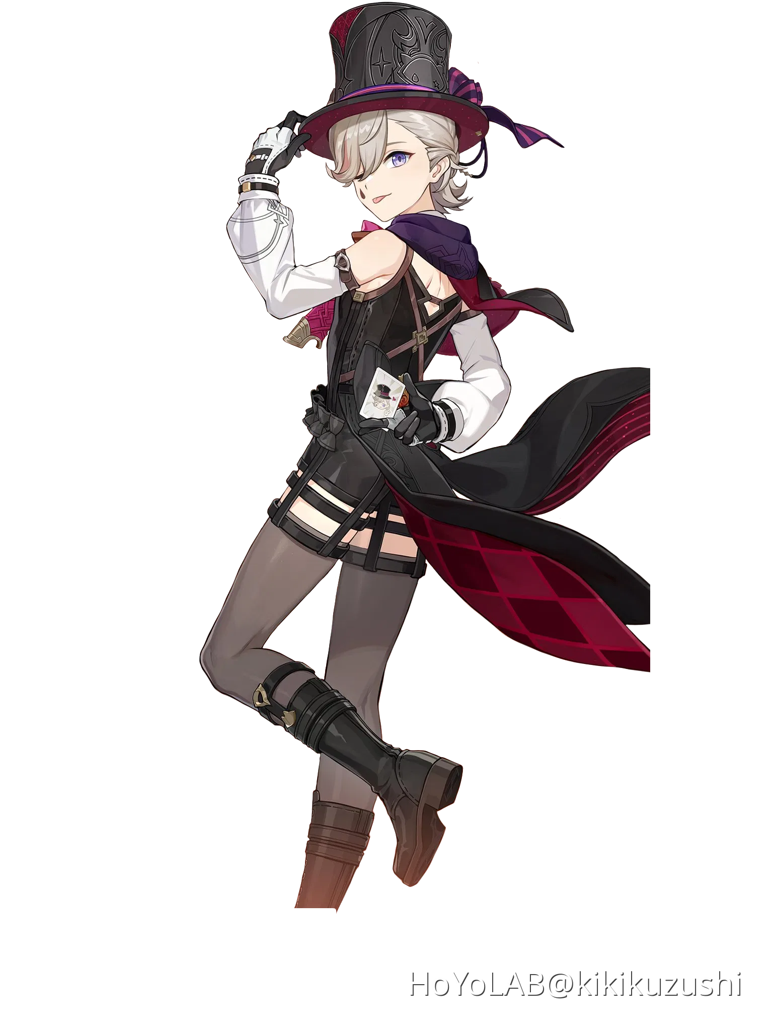 Lyney Transparent PNG Version Genshin Impact | HoYoLAB