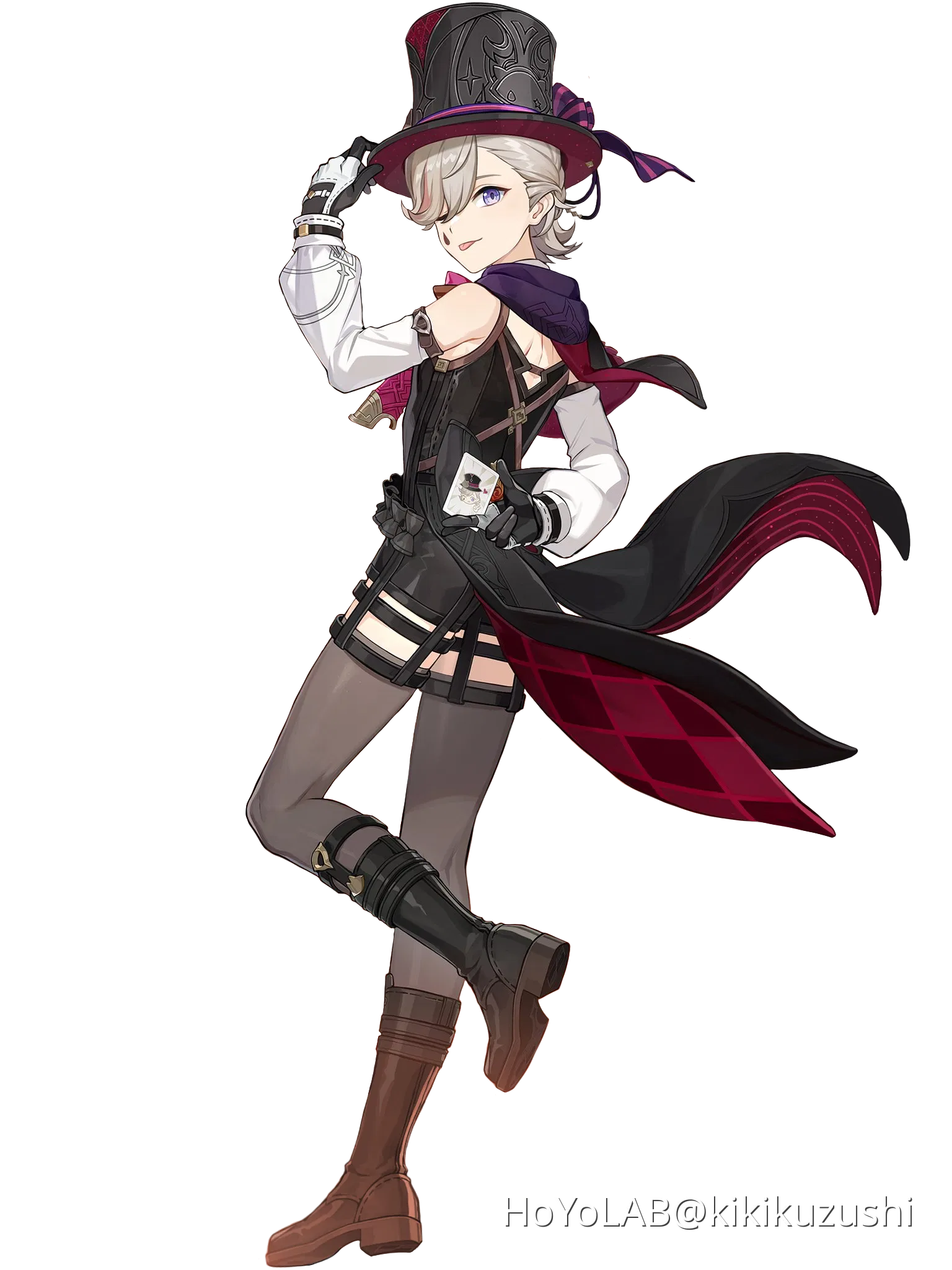 Lyney Transparent PNG Version Genshin Impact | HoYoLAB