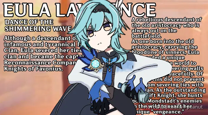 Eula thirsty Genshin Impact | HoYoLAB