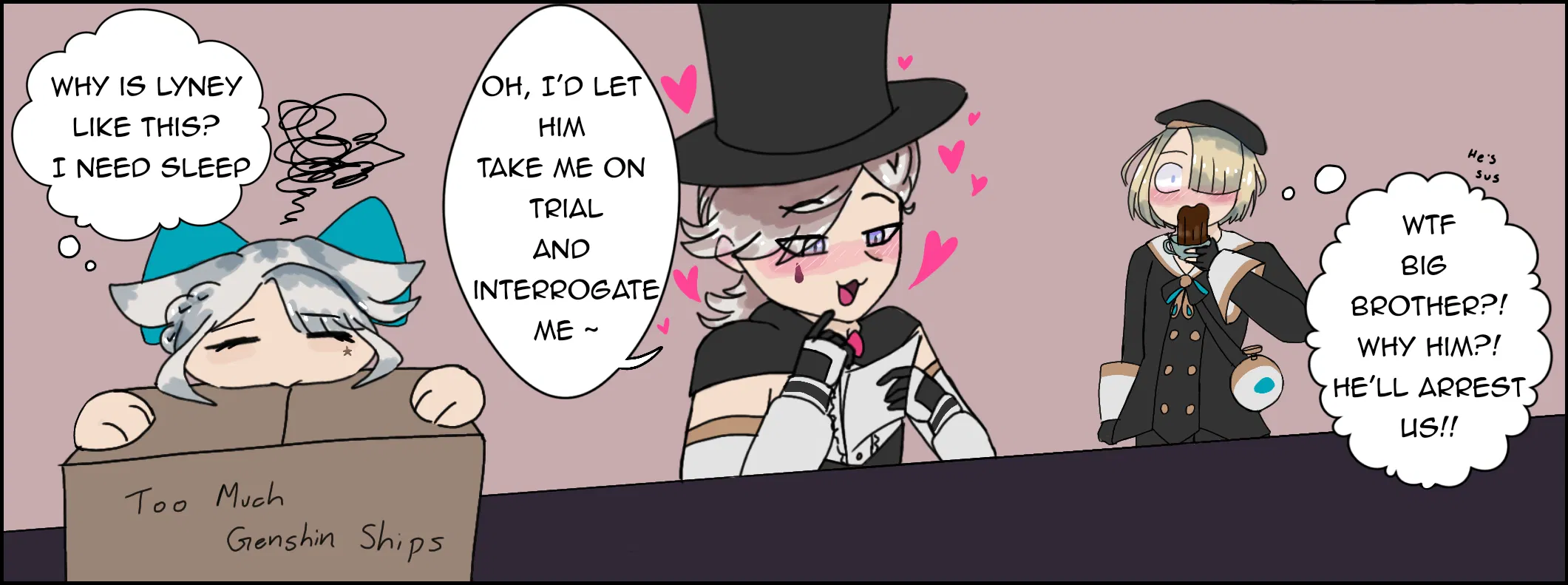 I'm Calling It, Lyney x Neuvillette Is Going To Be The Next Popular ...