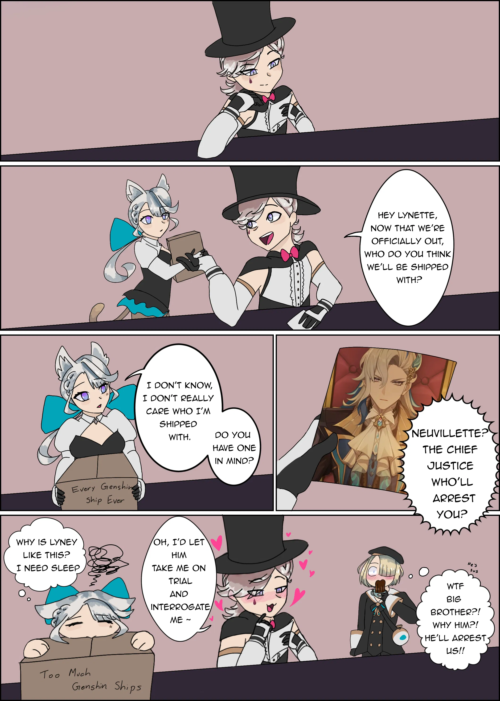 I'm Calling It, Lyney x Neuvillette Is Going To Be The Next Popular ...