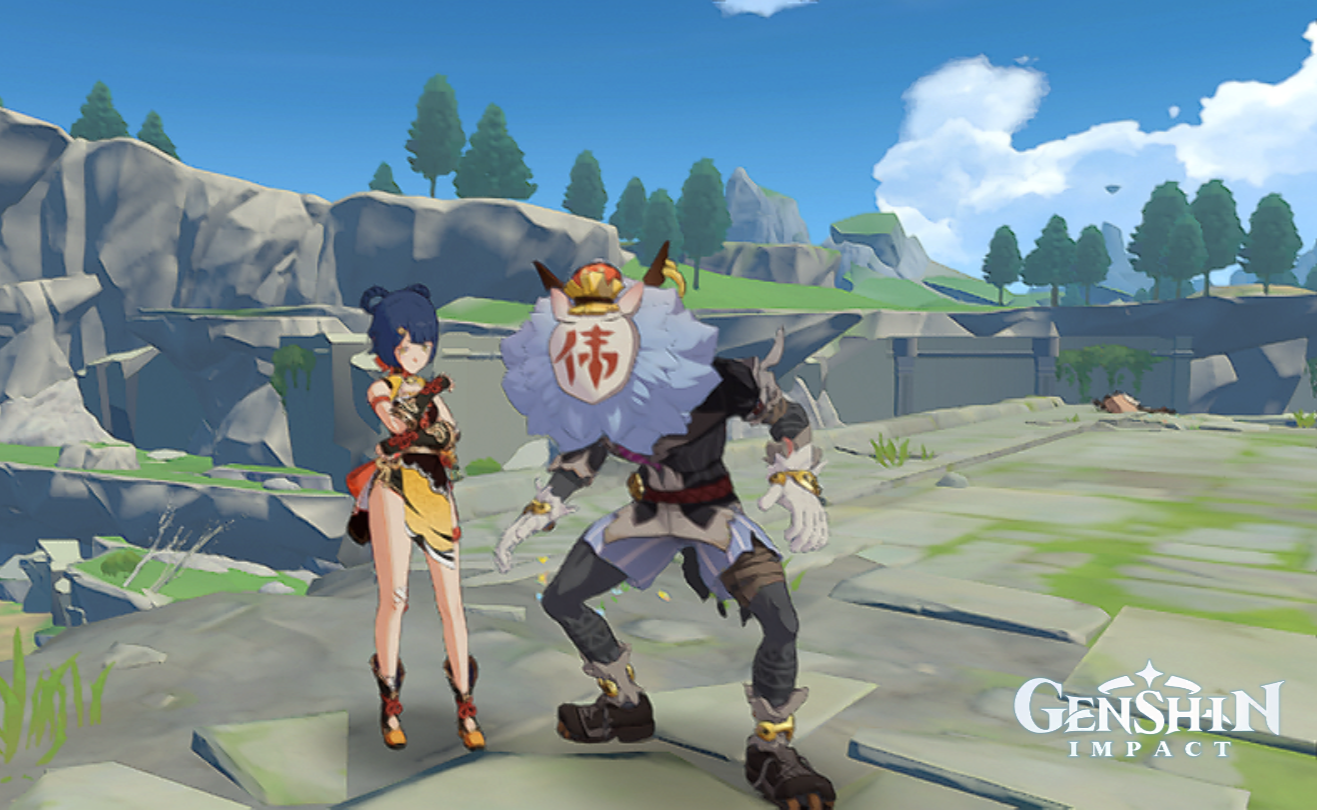 Xiangling trying to remember the recipe to cook this guy Genshin Impact ...