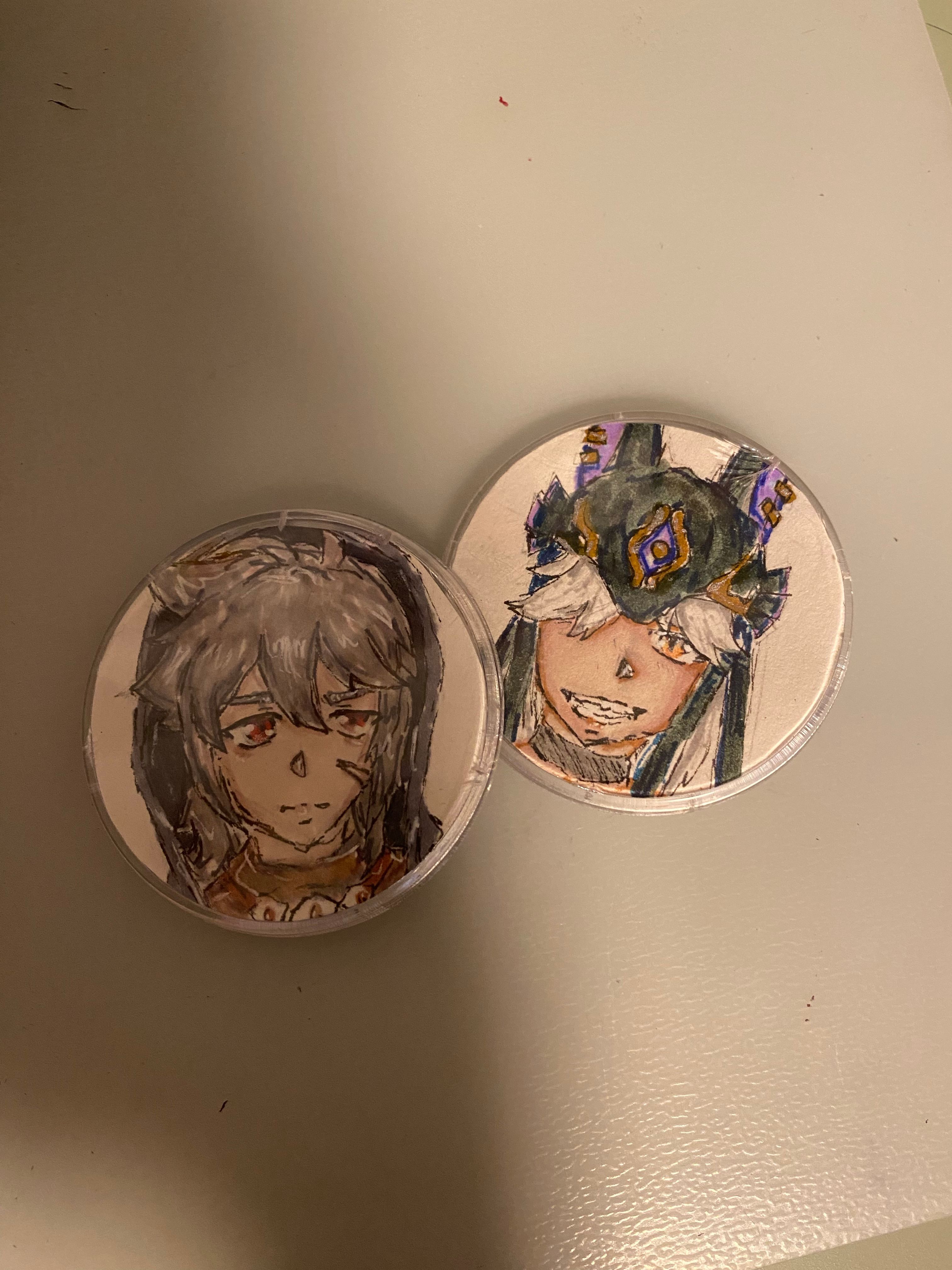 Homemade Razor and Cyno badges ️ Genshin Impact | HoYoLAB