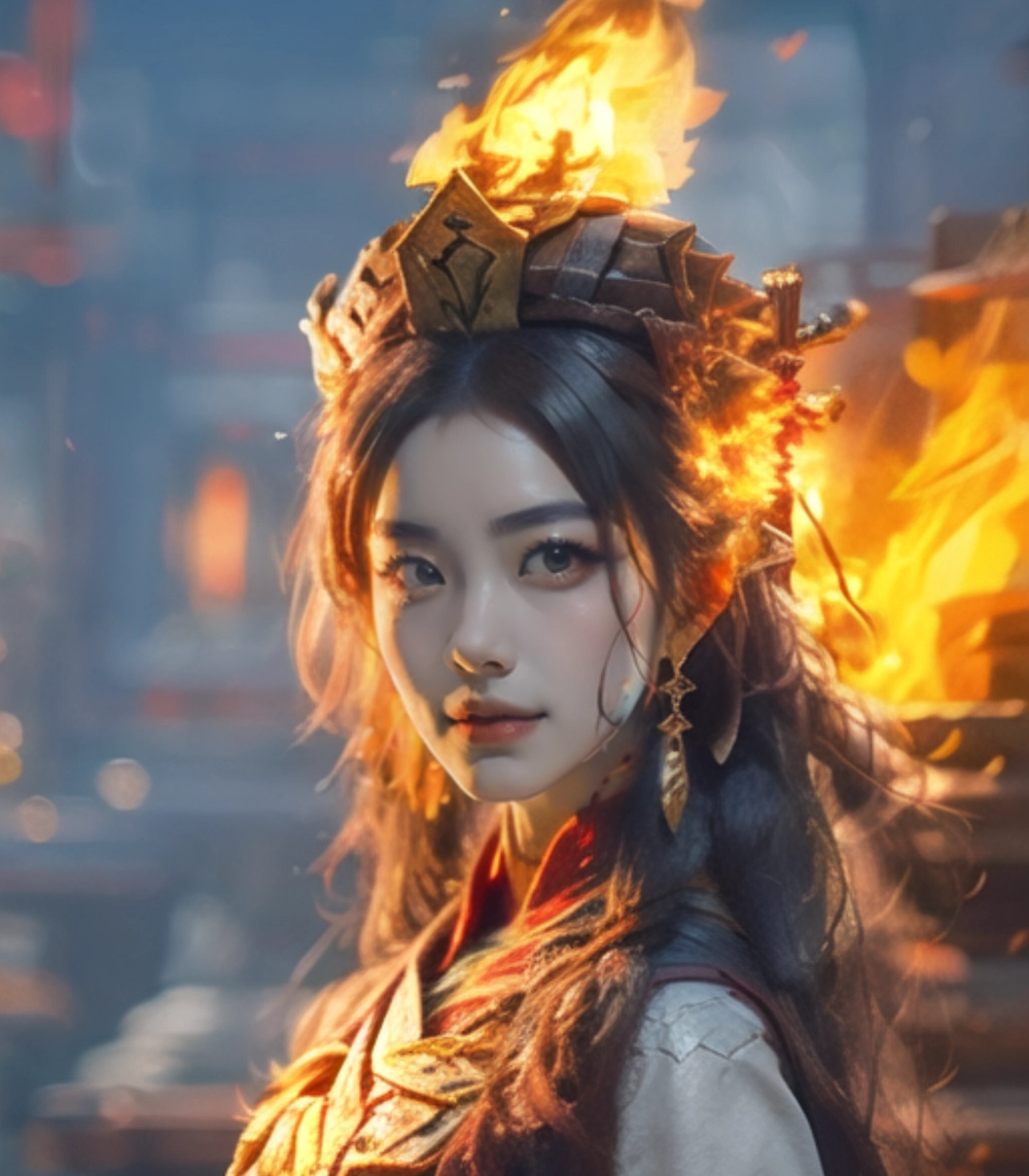 Hutao on fire Genshin Impact | HoYoLAB