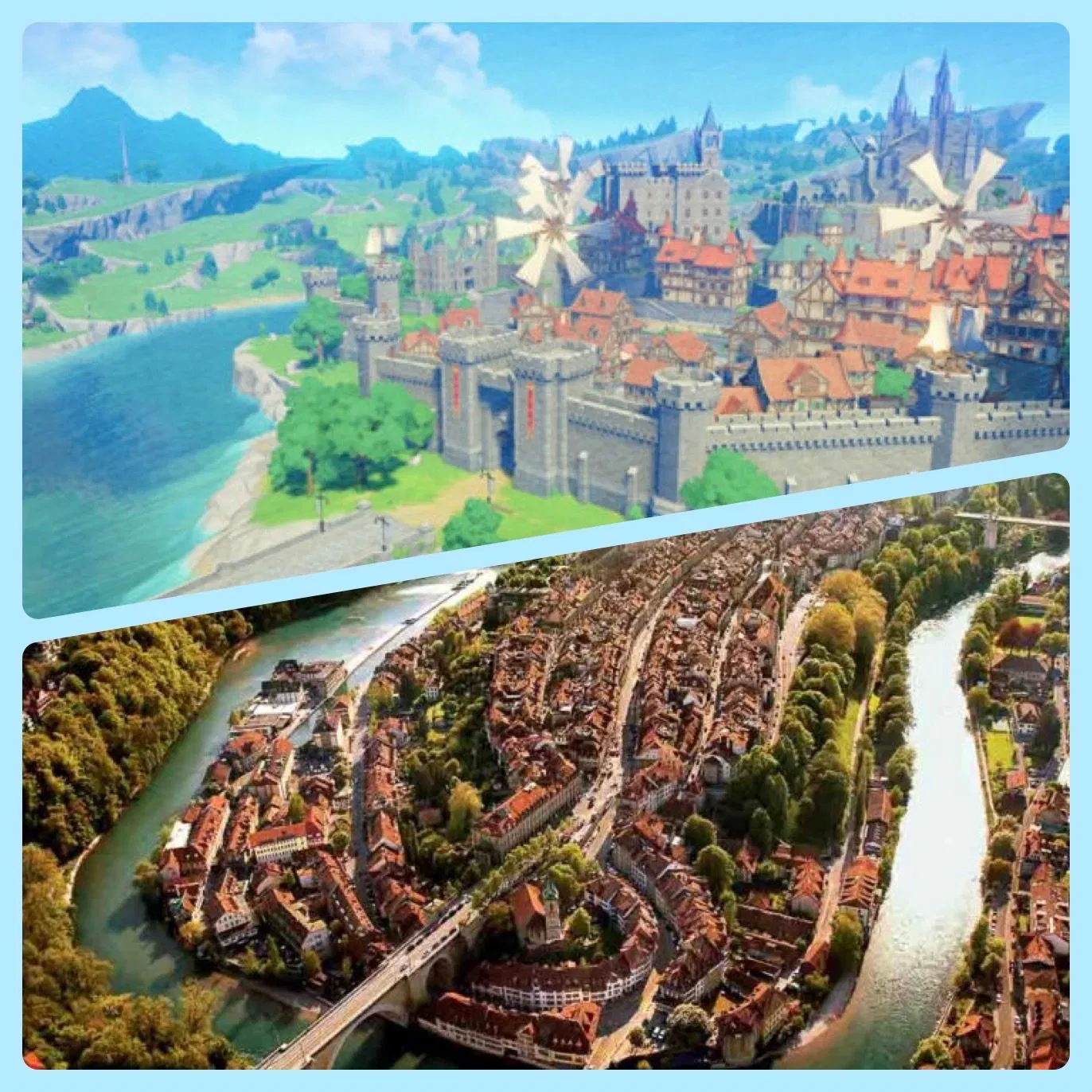 Real life places vs Genshin - Mondstadt Genshin Impact | HoYoLAB