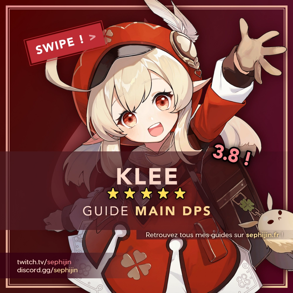 [Guide pour la version 3.8] Klee guide complet ! Genshin Impact | HoYoLAB