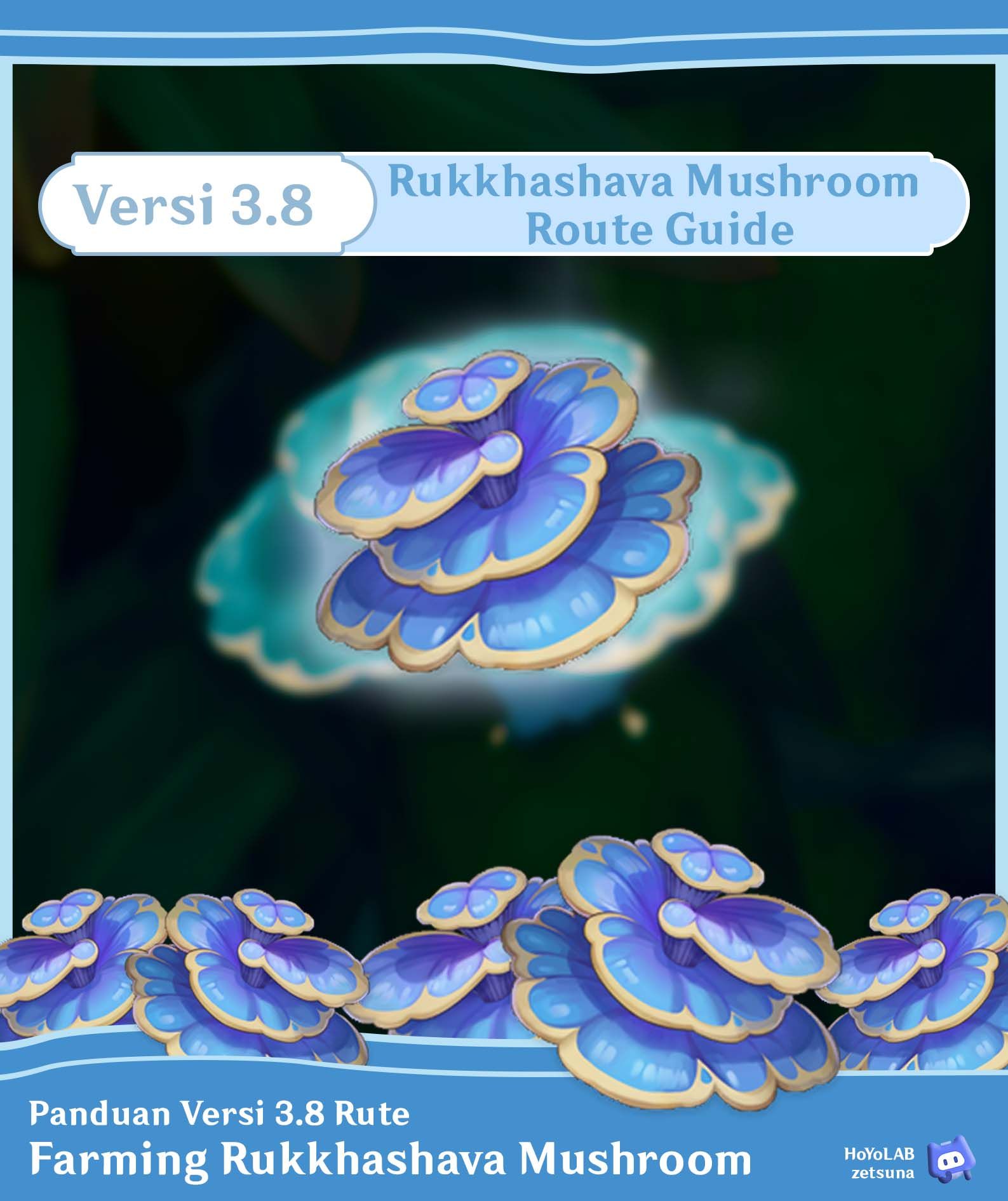 [Versi 3.8] Rute Farming Rukkhashava Mushroom | Sumeru Genshin Impact ...