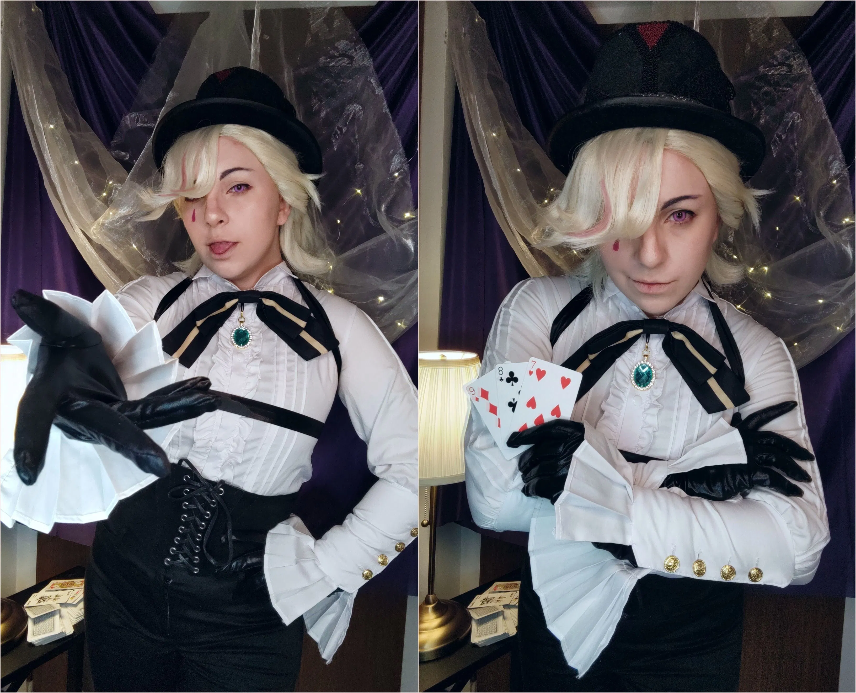 Lyney cosplay! Genshin Impact | HoYoLAB