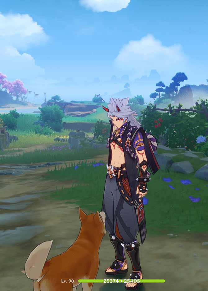 Petting dogs Genshin Impact | HoYoLAB