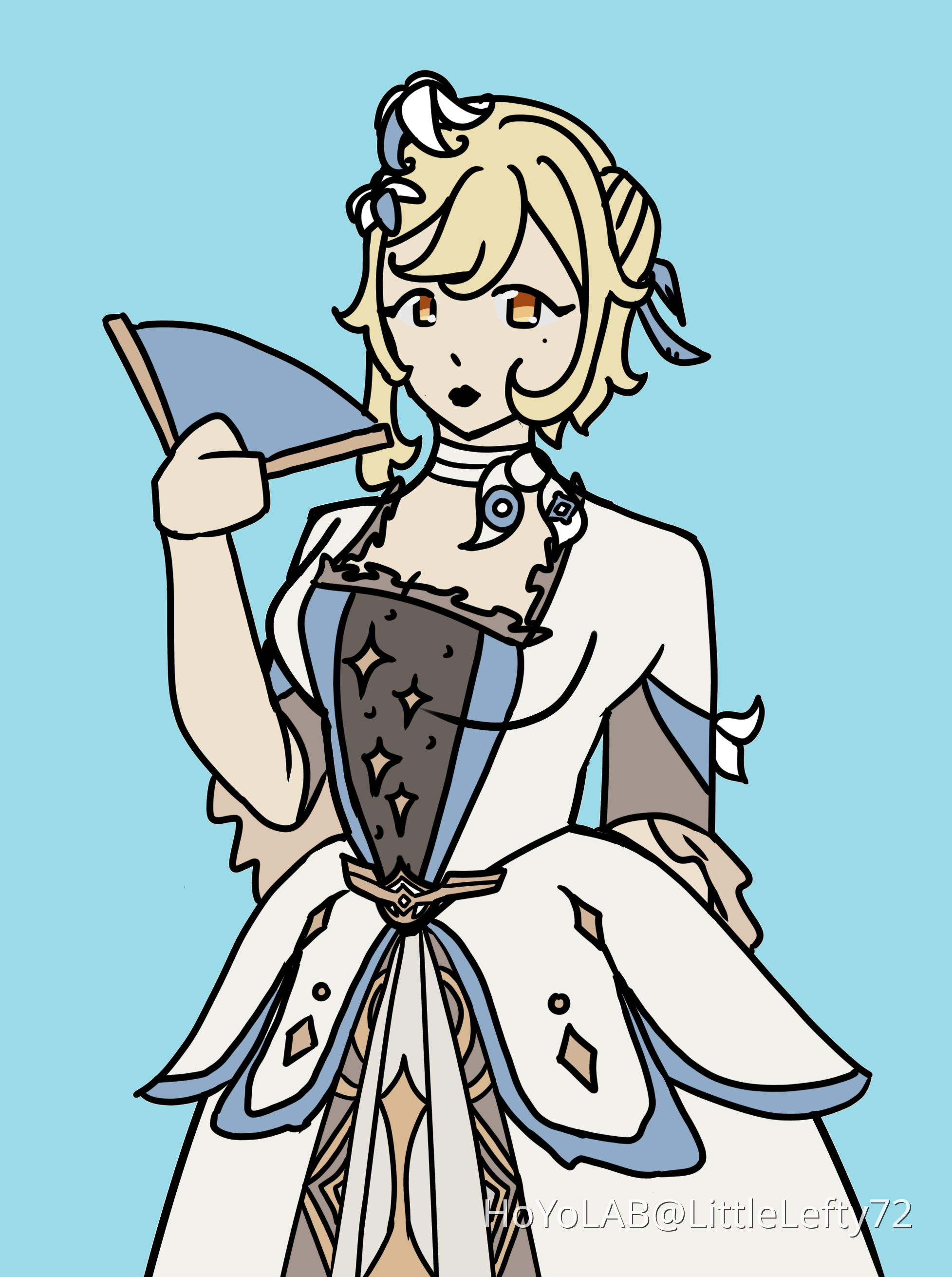 Lumine looks cute in Fontaine Genshin Impact | HoYoLAB