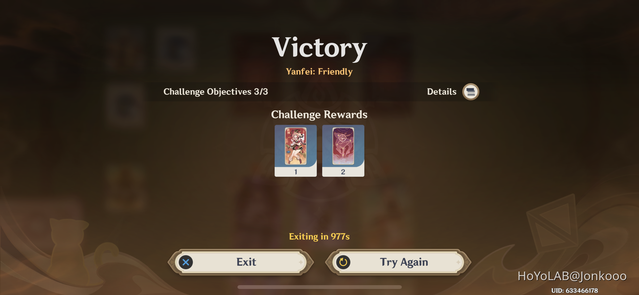 FINALLY, YANFEIS CARD IS MINE Genshin Impact | HoYoLAB