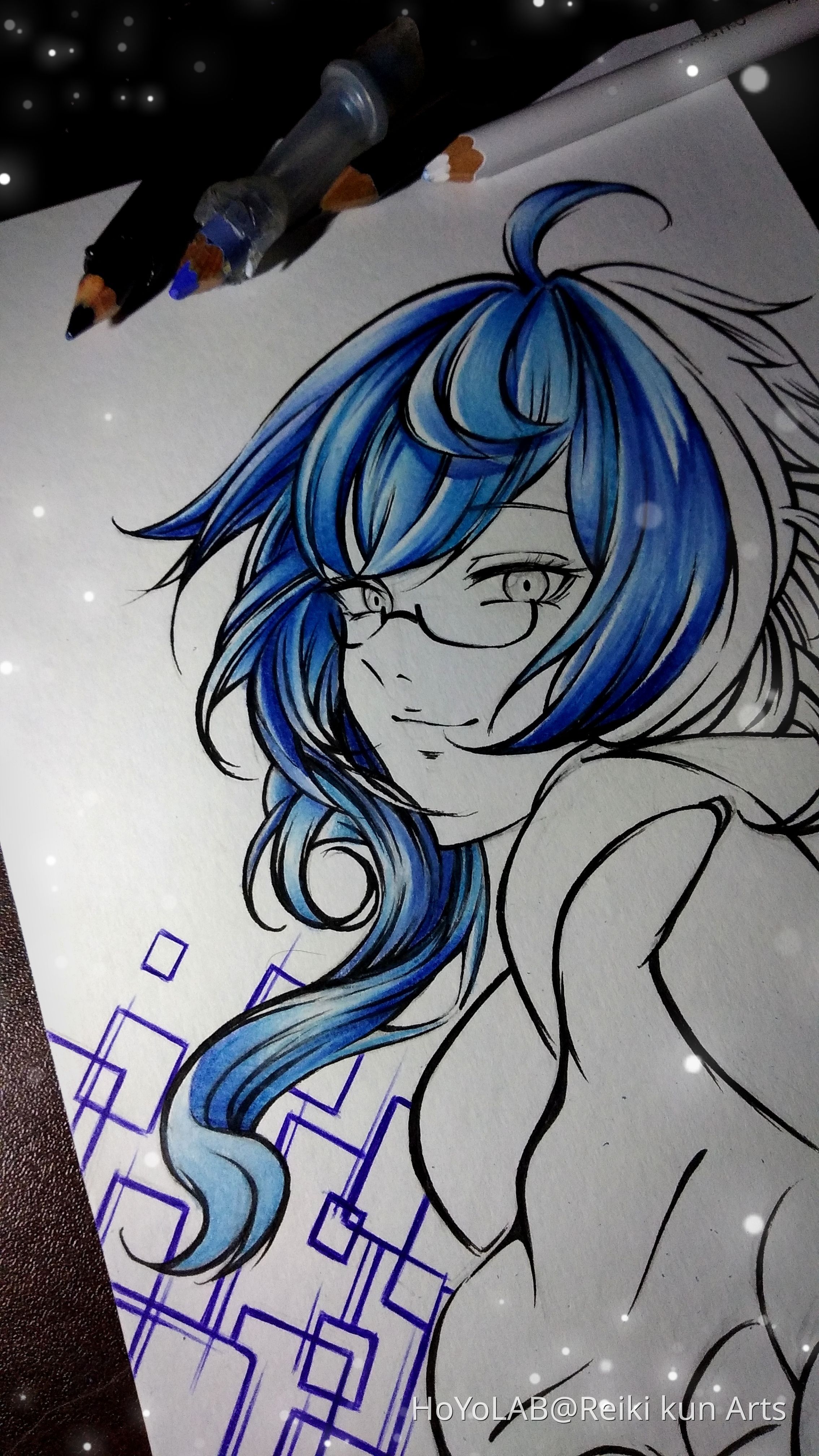 Progress on my Ganyu drawing Genshin Impact | HoYoLAB