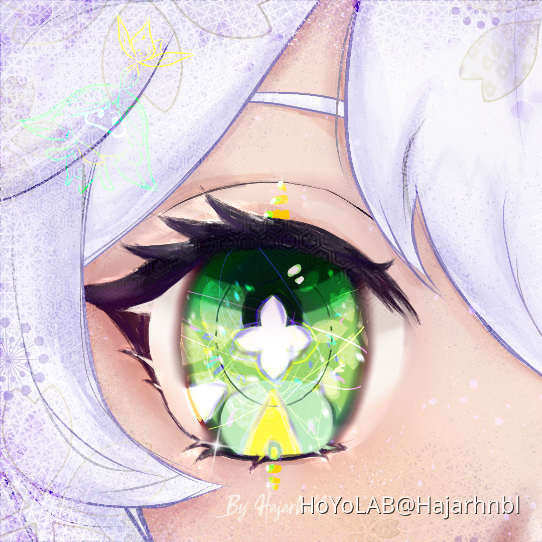 Nahida Eyeshot with animation 🌿 Genshin Impact | HoYoLAB