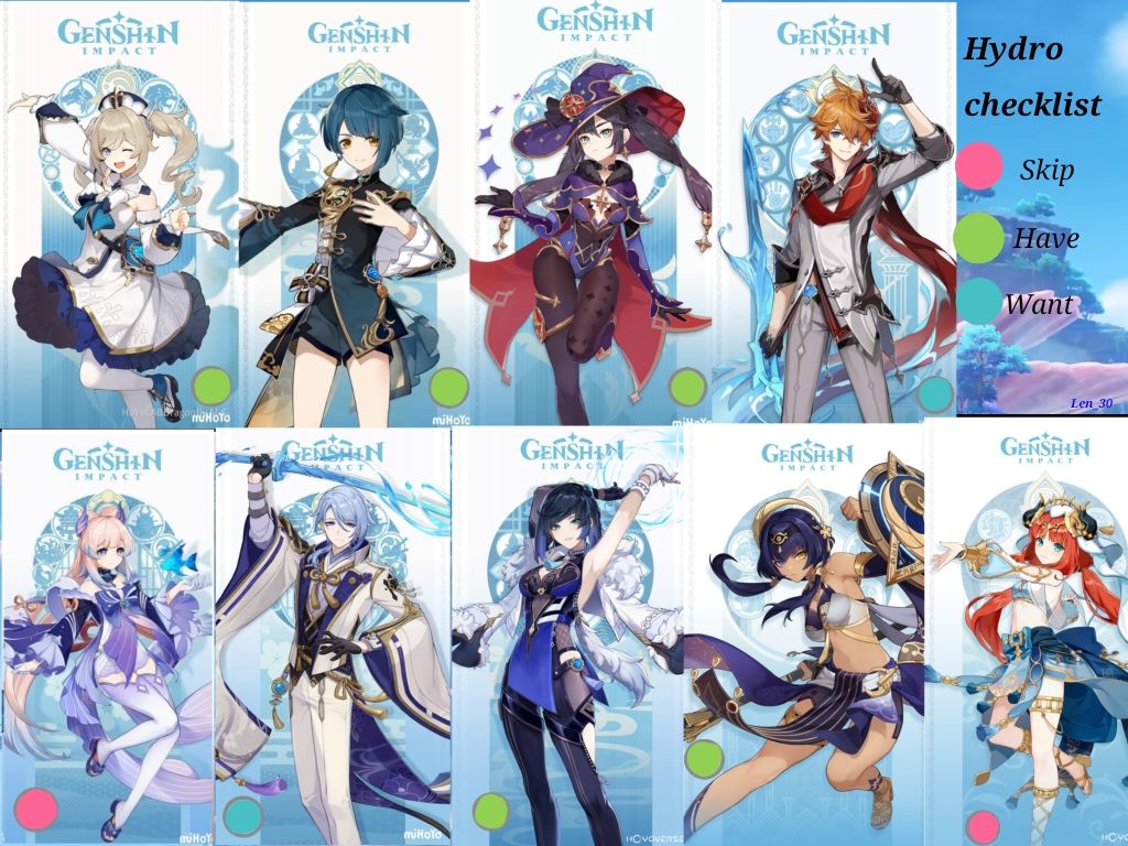 Hydro characters Genshin Impact | HoYoLAB
