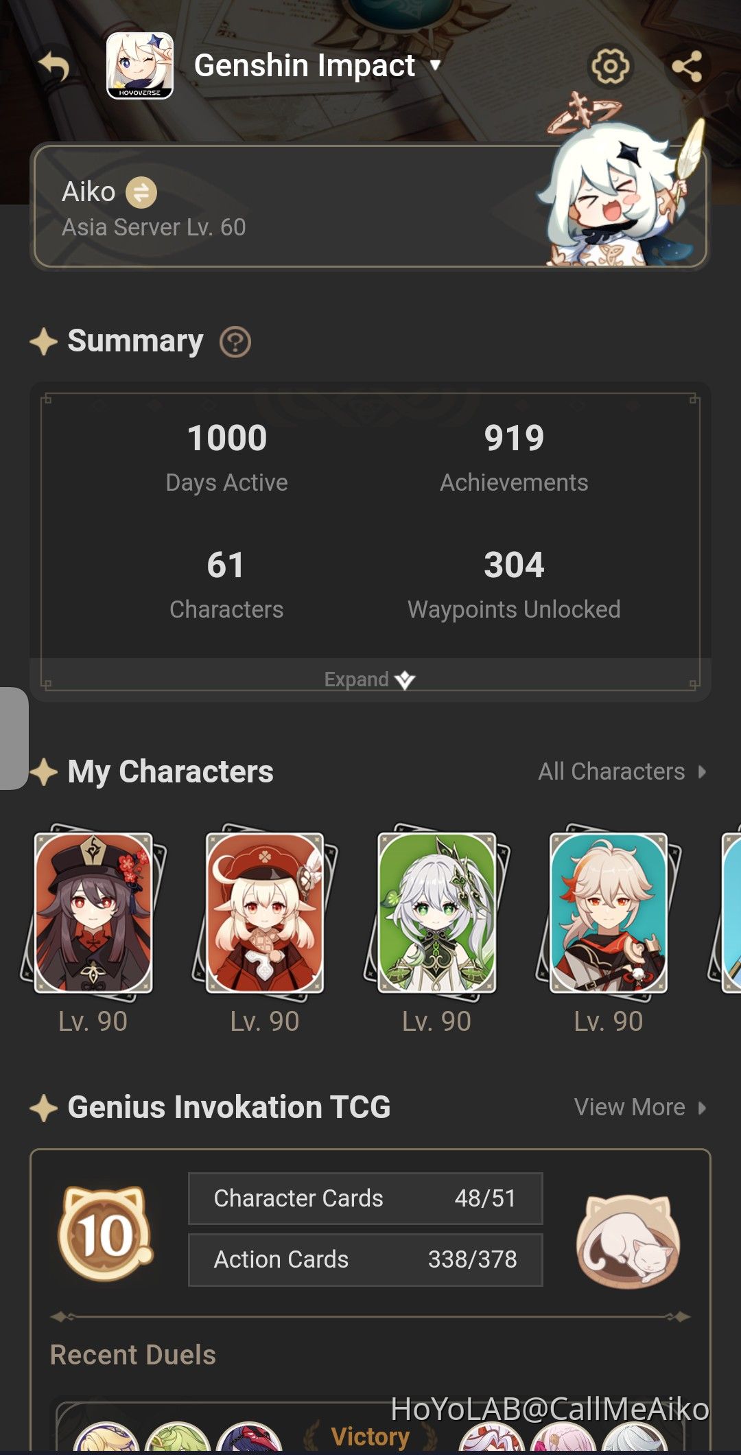 The 1000 Genshin Impact | HoYoLAB