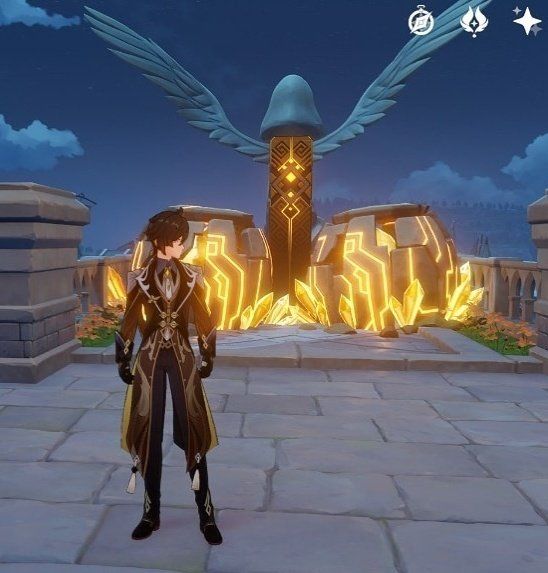 New look of Venti's statue Genshin Impact | HoYoLAB