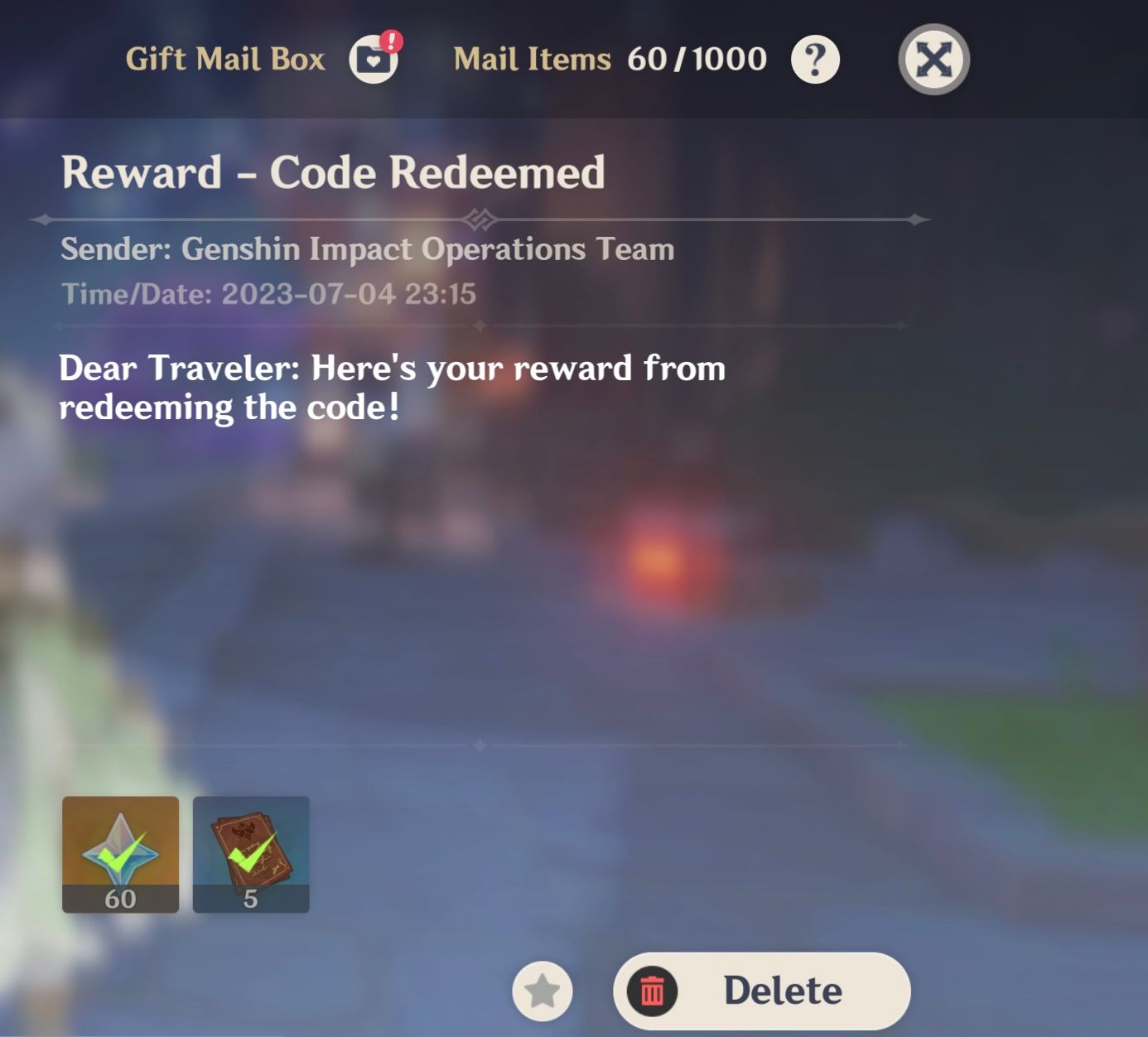 New 60 Primogems Redemption Code Genshin Impact | HoYoLAB