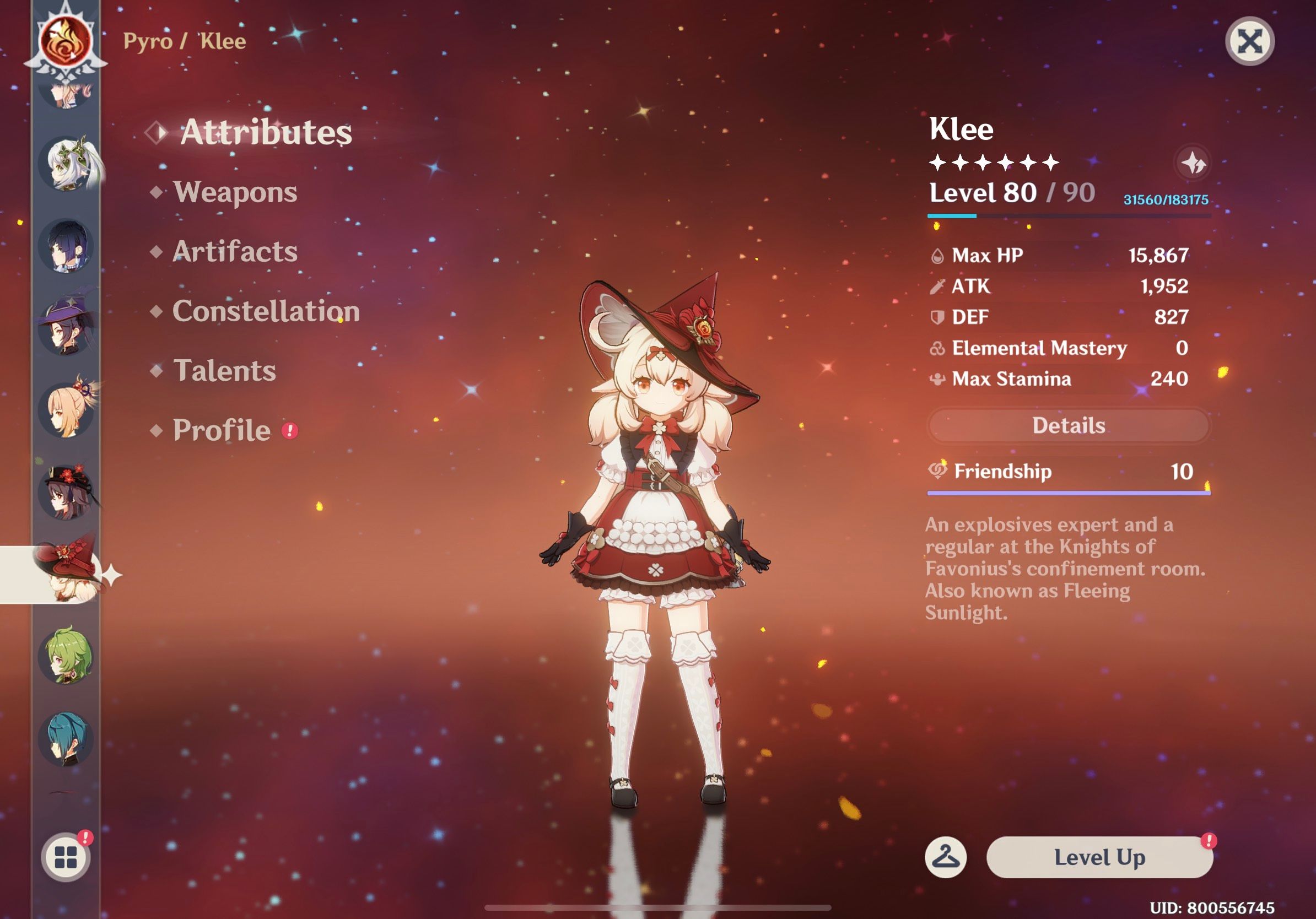 Now i have excuse why i pull klee since her first banner come Genshin ...