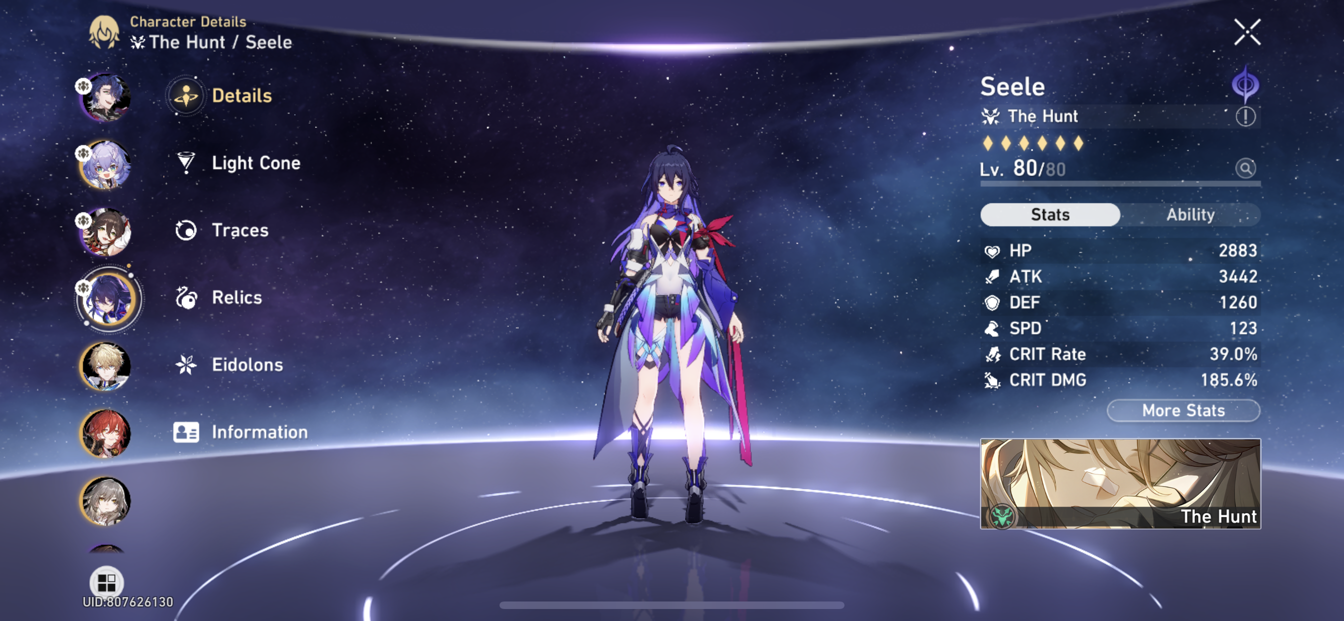 Day 1: Rebuilding Seele Honkai: Star Rail | HoYoLAB