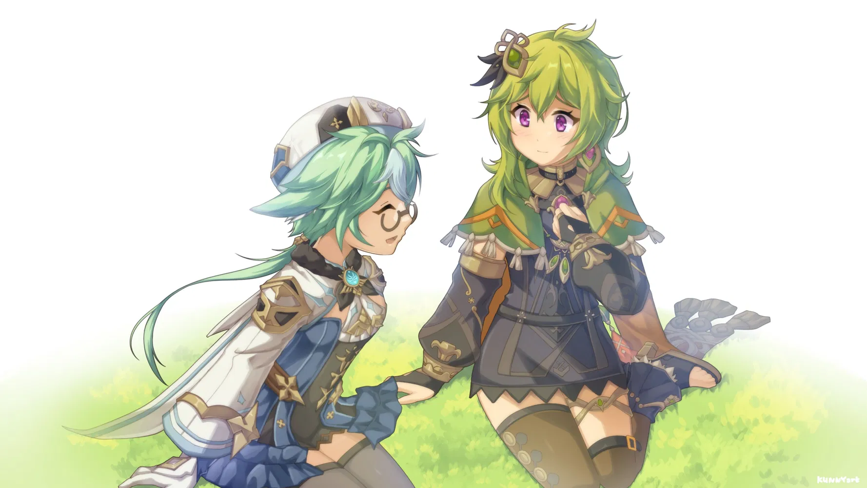 Cutest Collei x Sucrose fanarts Genshin Impact | HoYoLAB