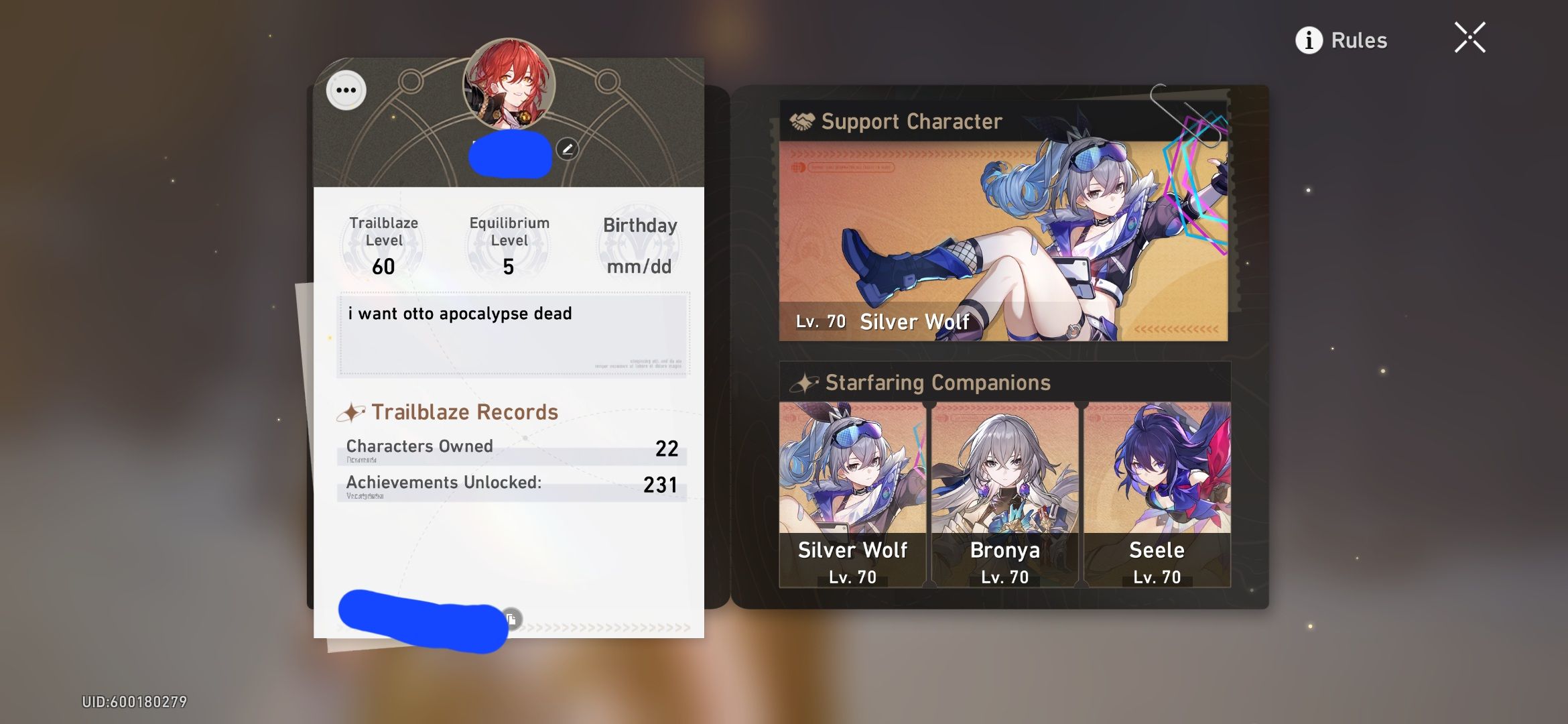 Does anyone know what happened to the birthday display function Honkai ...