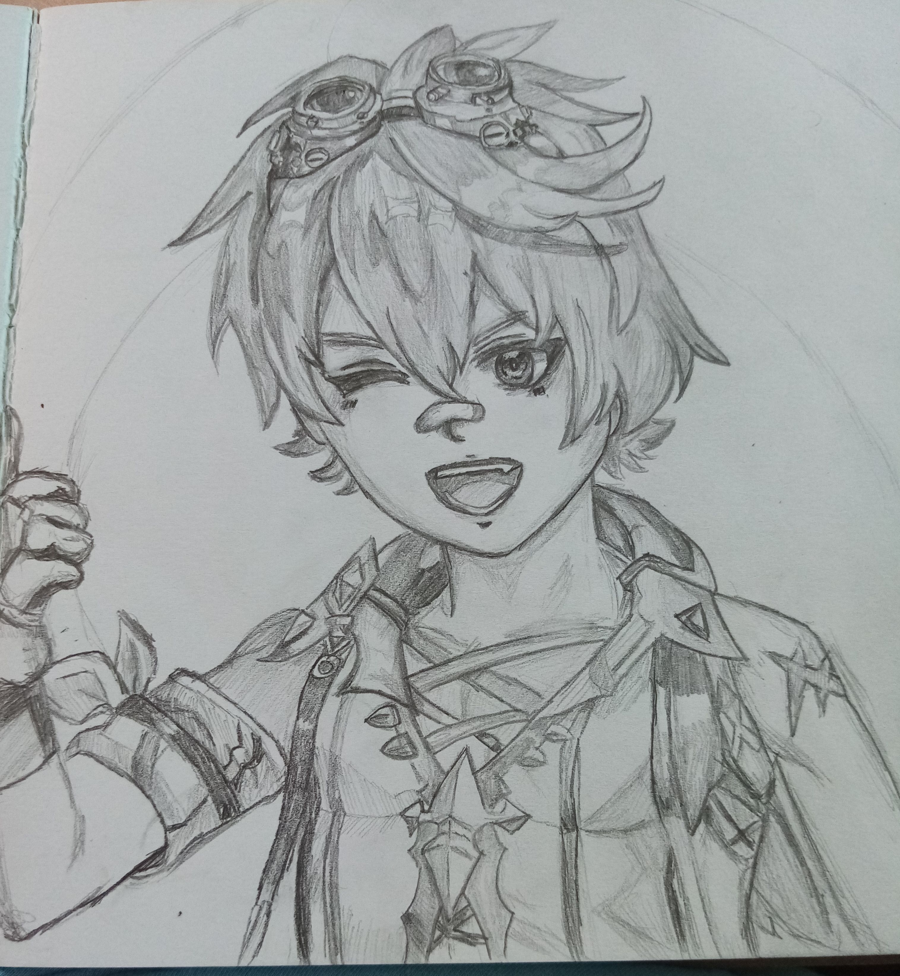 Bennett drawing Genshin Impact | HoYoLAB