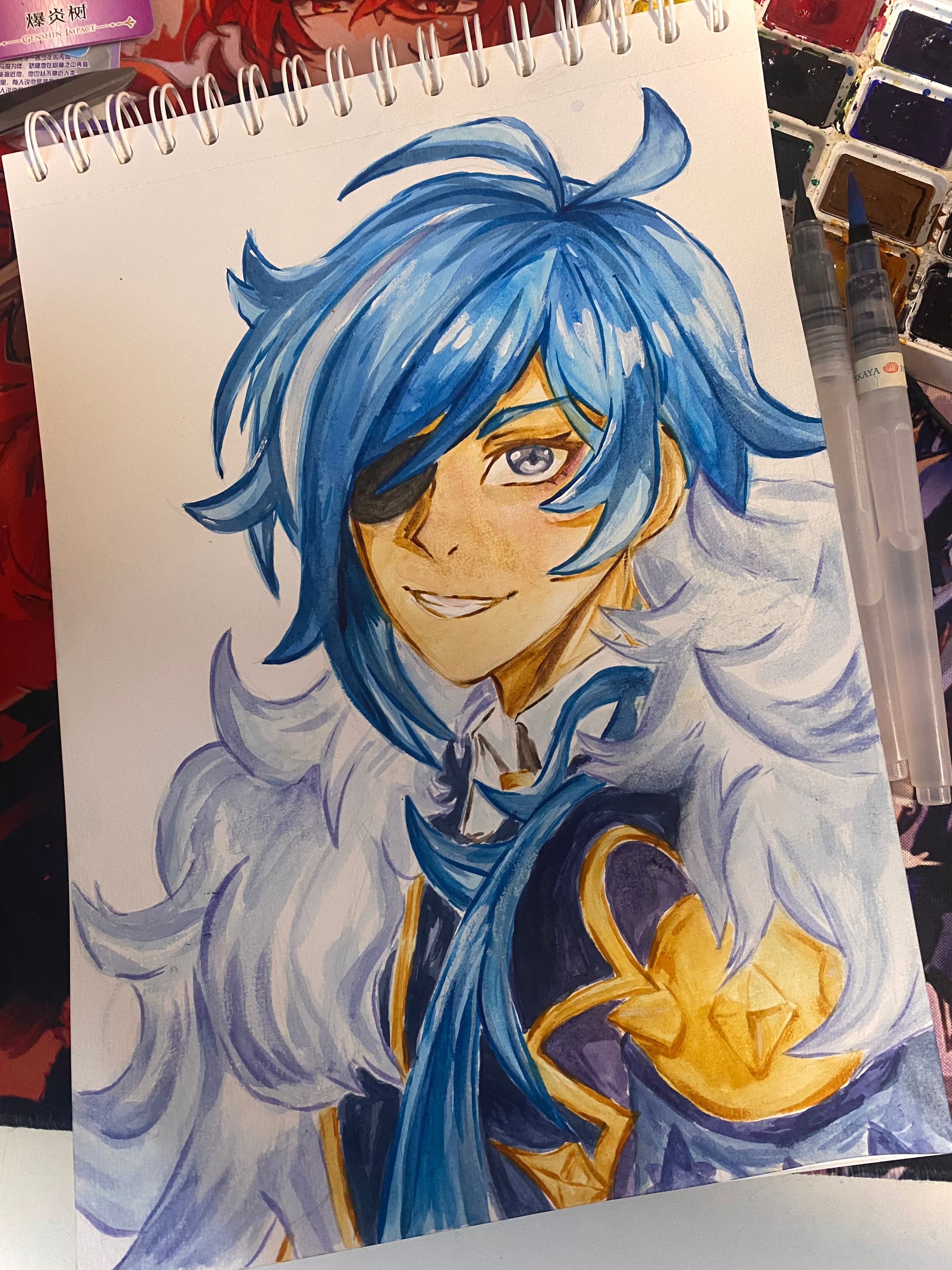 I started drawing again Genshin Impact | HoYoLAB