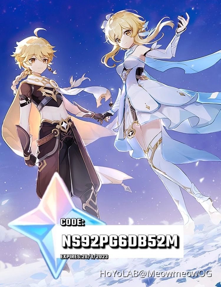 Primo code! Genshin Impact | HoYoLAB