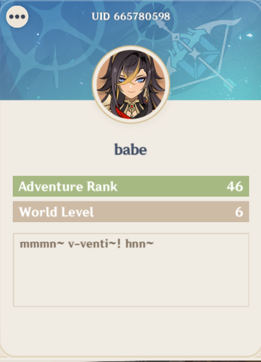 my UID if anyone wants to add me~ (I have no friends) Genshin Impact ...