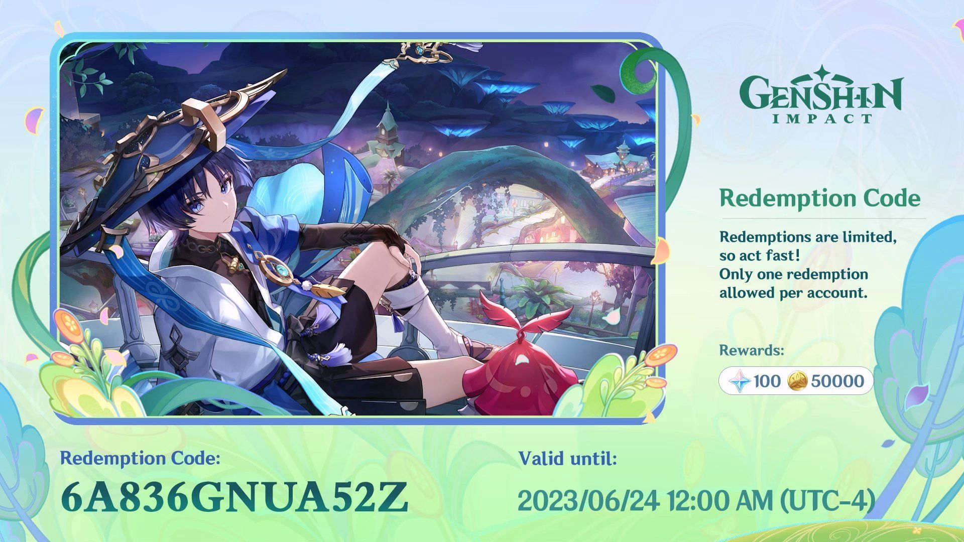 nuevos códigos 😁👍 Genshin Impact | HoYoLAB