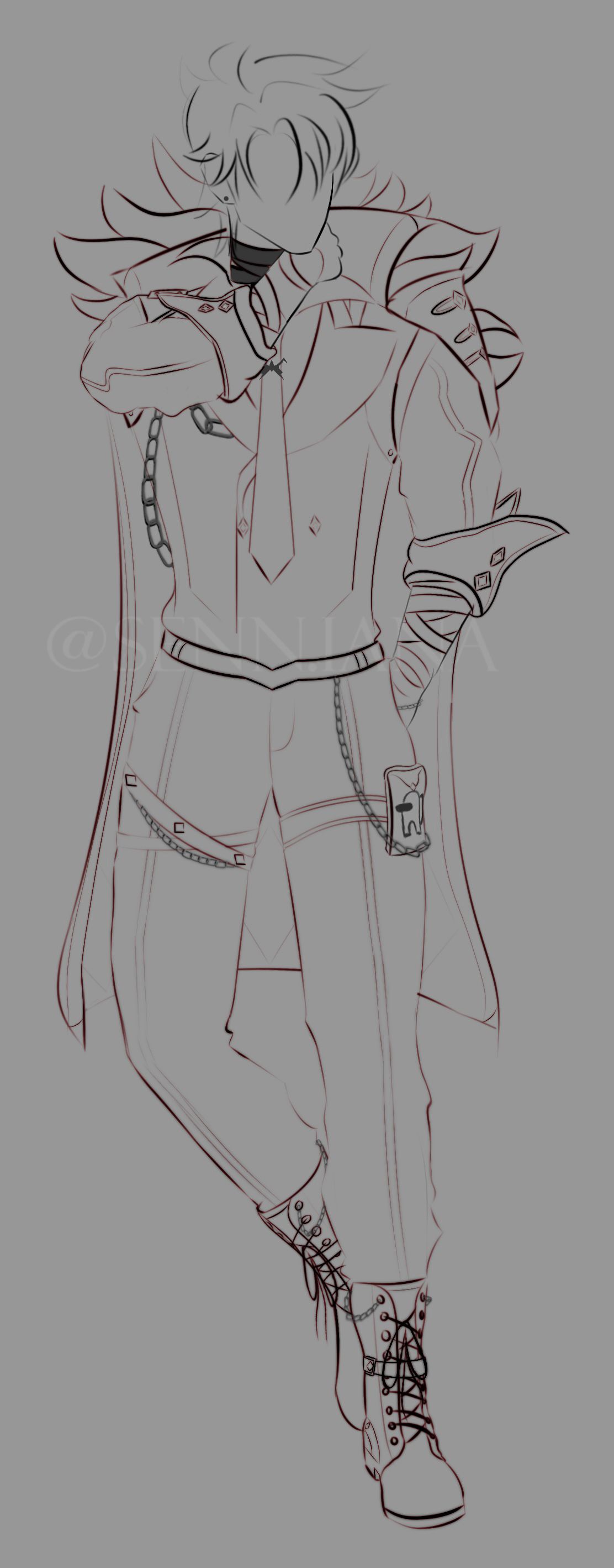 Wriothesley Outfit Concept Genshin Impact | HoYoLAB