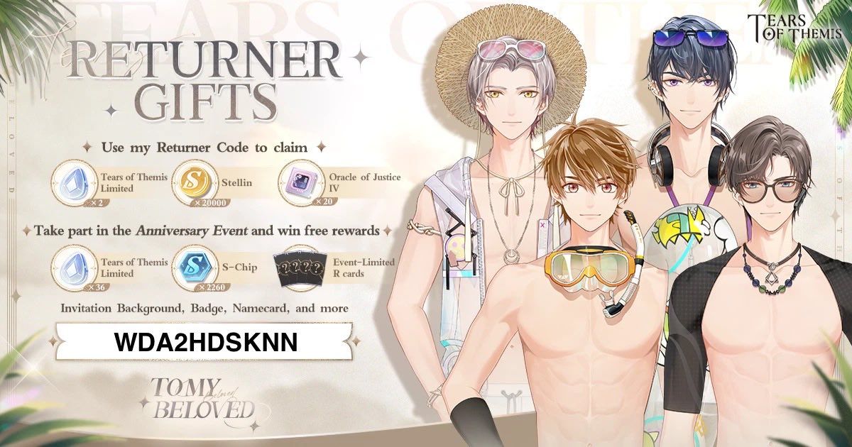 returner code! Tears of Themis | HoYoLAB