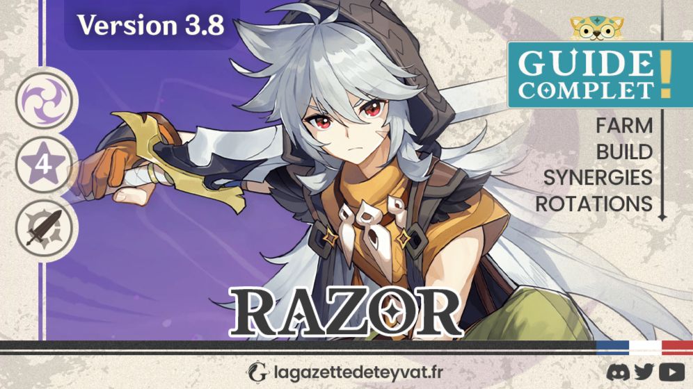 [Guides pour la version 3.8] Razor ― Farm, build, synergies, rotations Genshin Impact | HoYoLAB