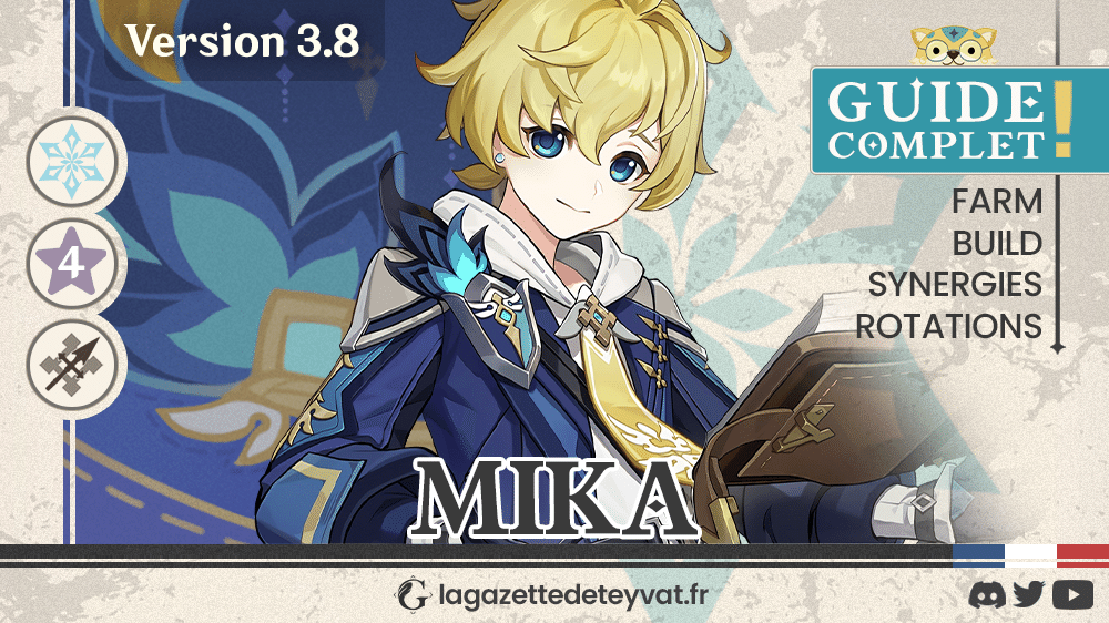 [Guides pour la version 3.8] Mika ― Farm, build, synergies, rotations Genshin Impact | HoYoLAB