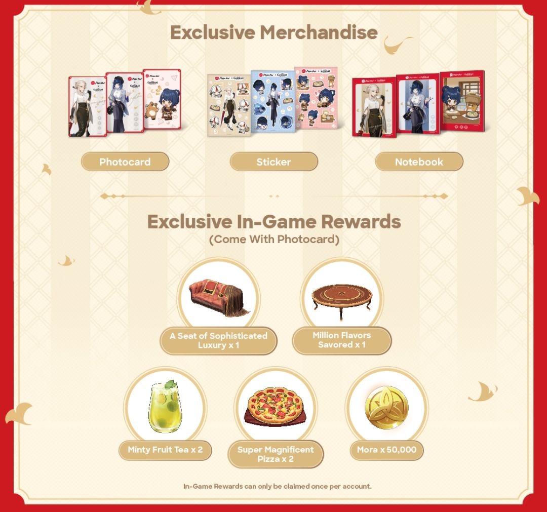 Question about Pizza Hut x Genshin Collab Genshin Impact | HoYoLAB