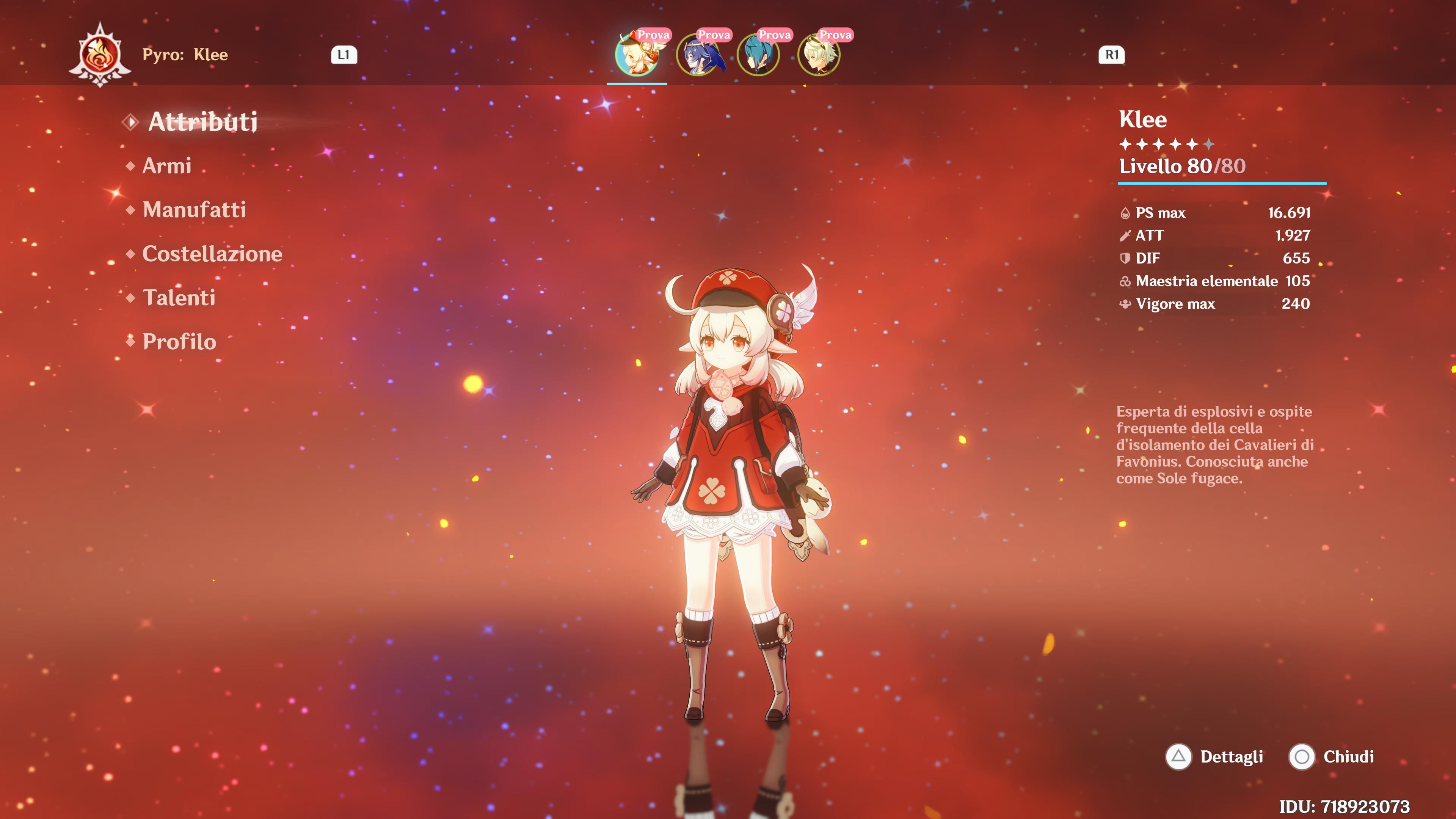 KLEE ※arma-manufatti-ATT-SKILL-BURST Genshin Impact | HoYoLAB