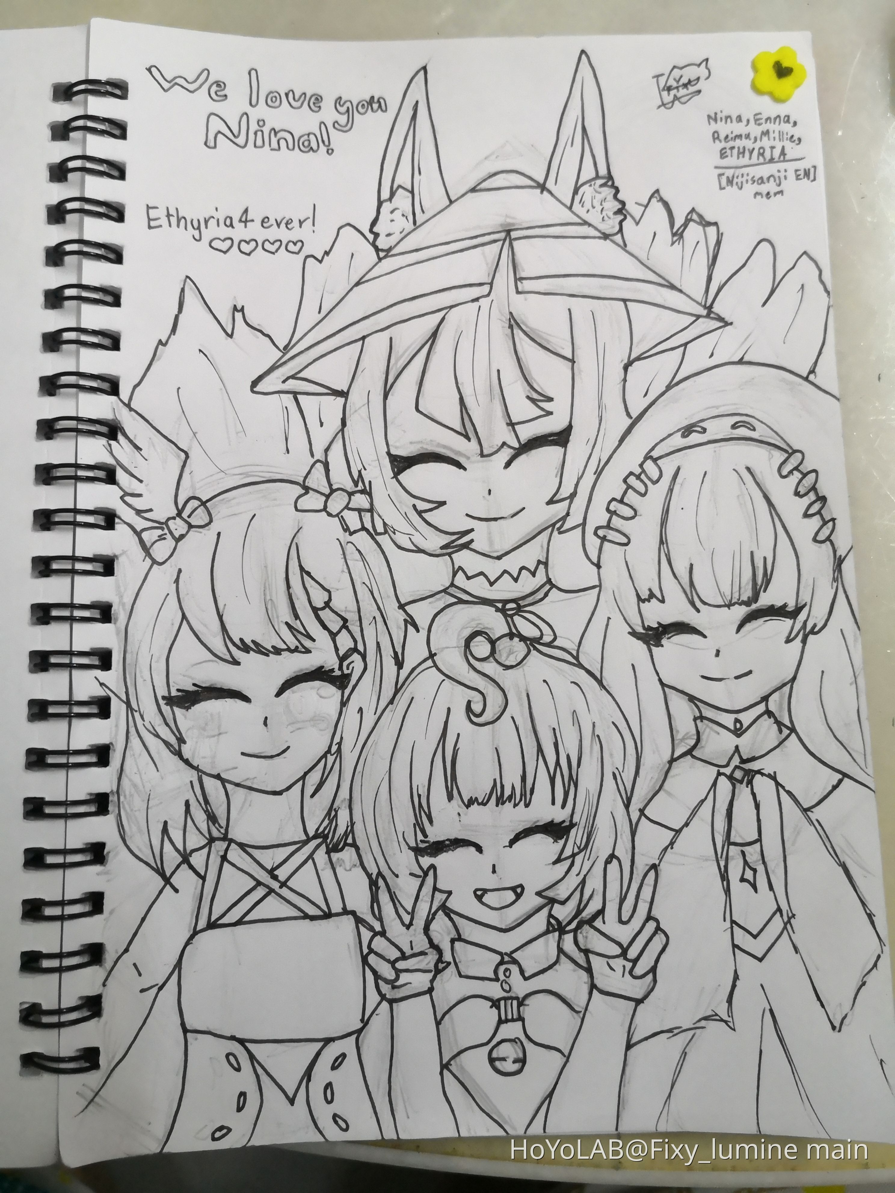 Nina kosaka graduation fanart by me | HoYoLAB