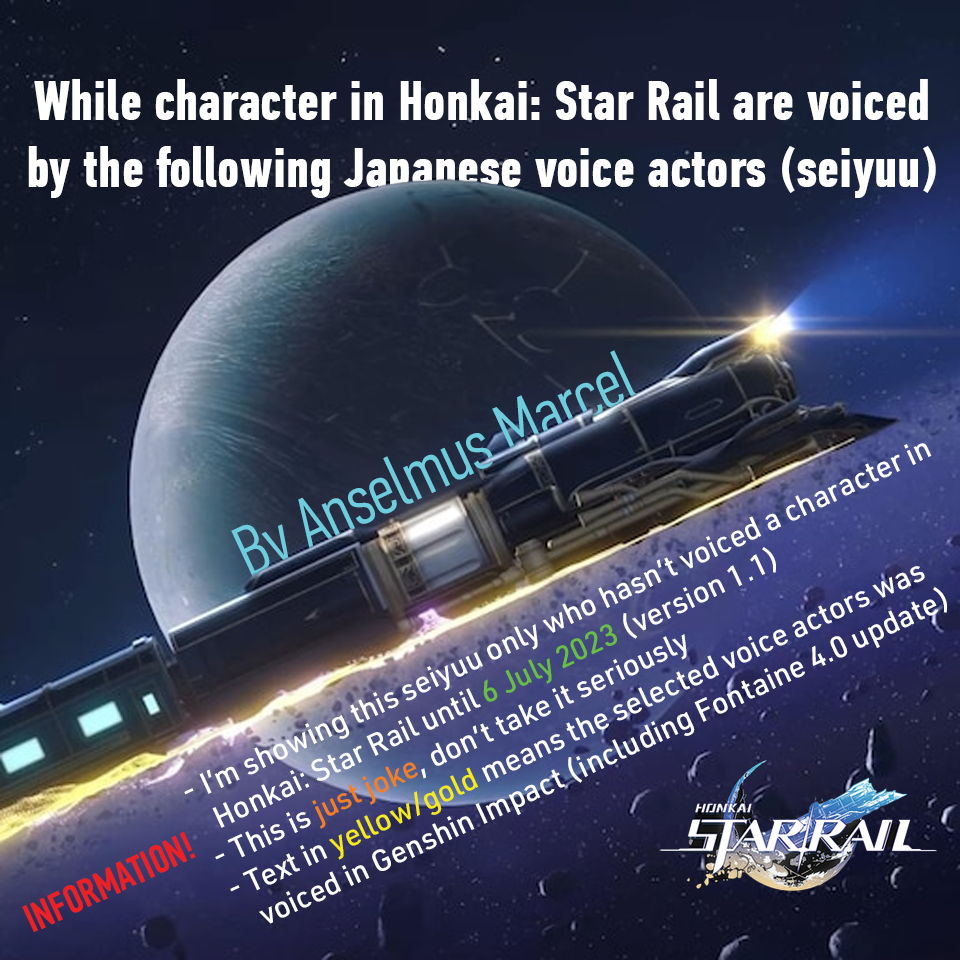 HSR Voice Actors Honkai: Star Rail | HoYoLAB