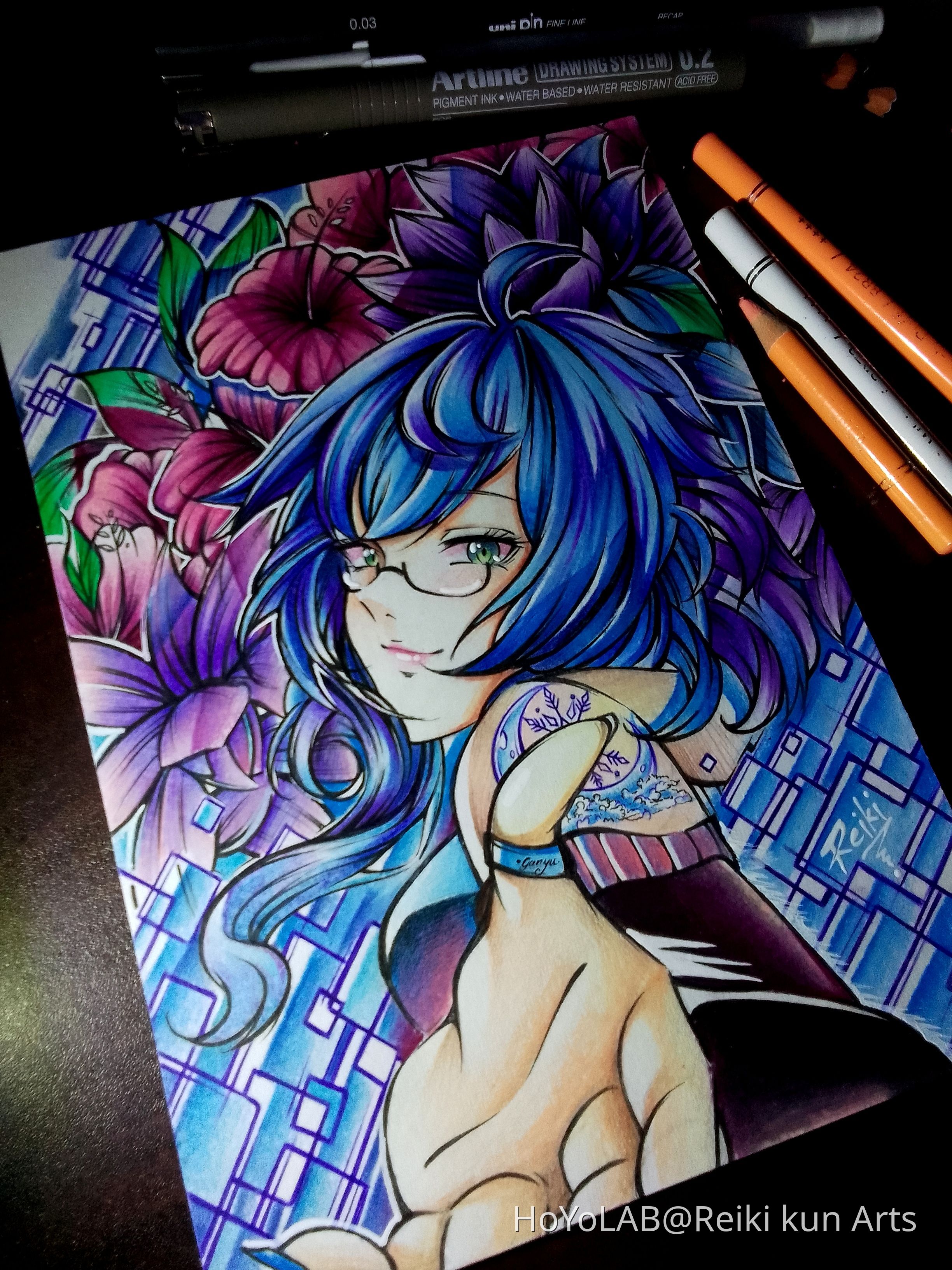 Done with Ganyu drawing | Genshin fan art Genshin Impact | HoYoLAB