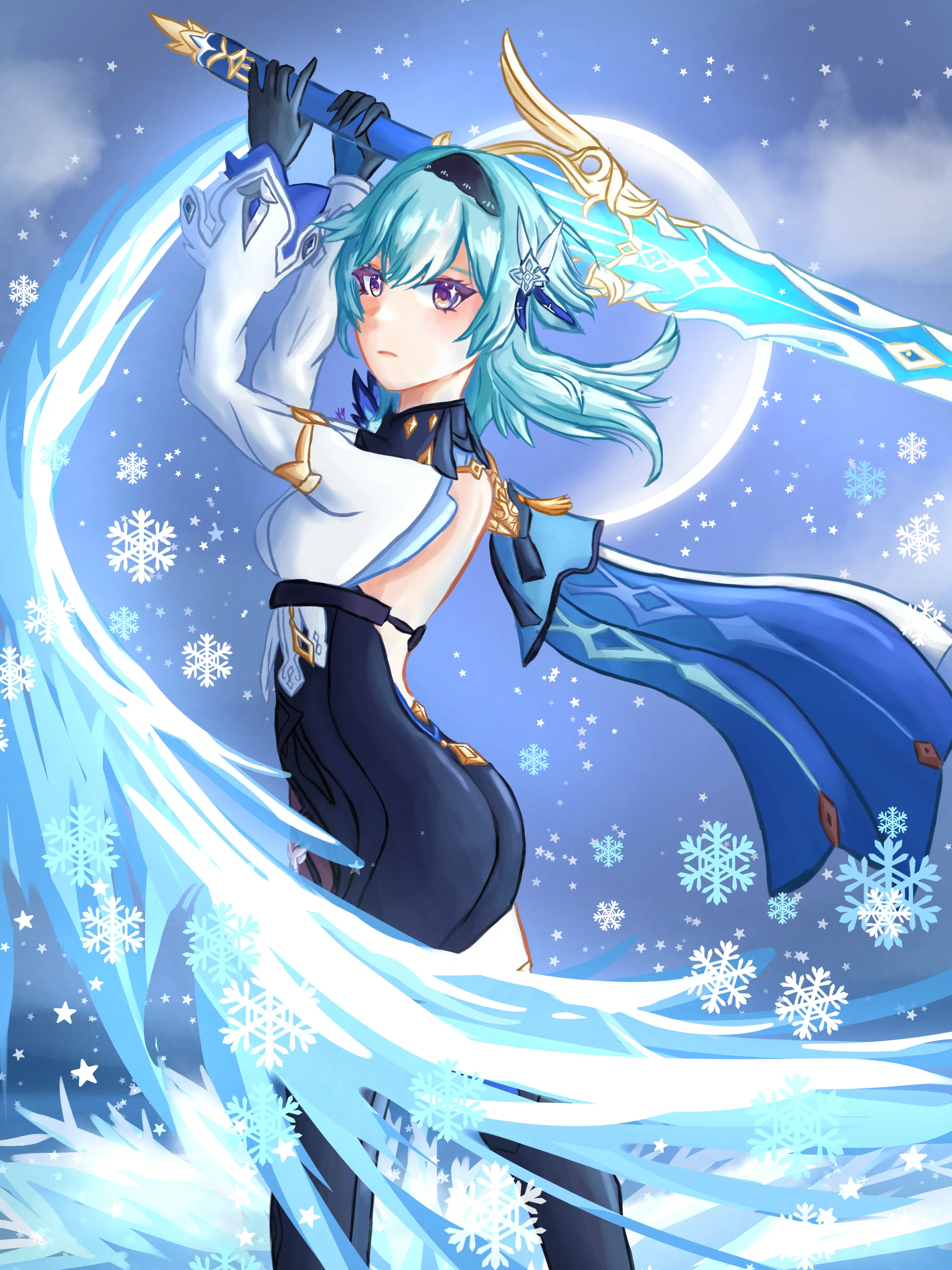 Eula Fan Art Genshin Impact | HoYoLAB